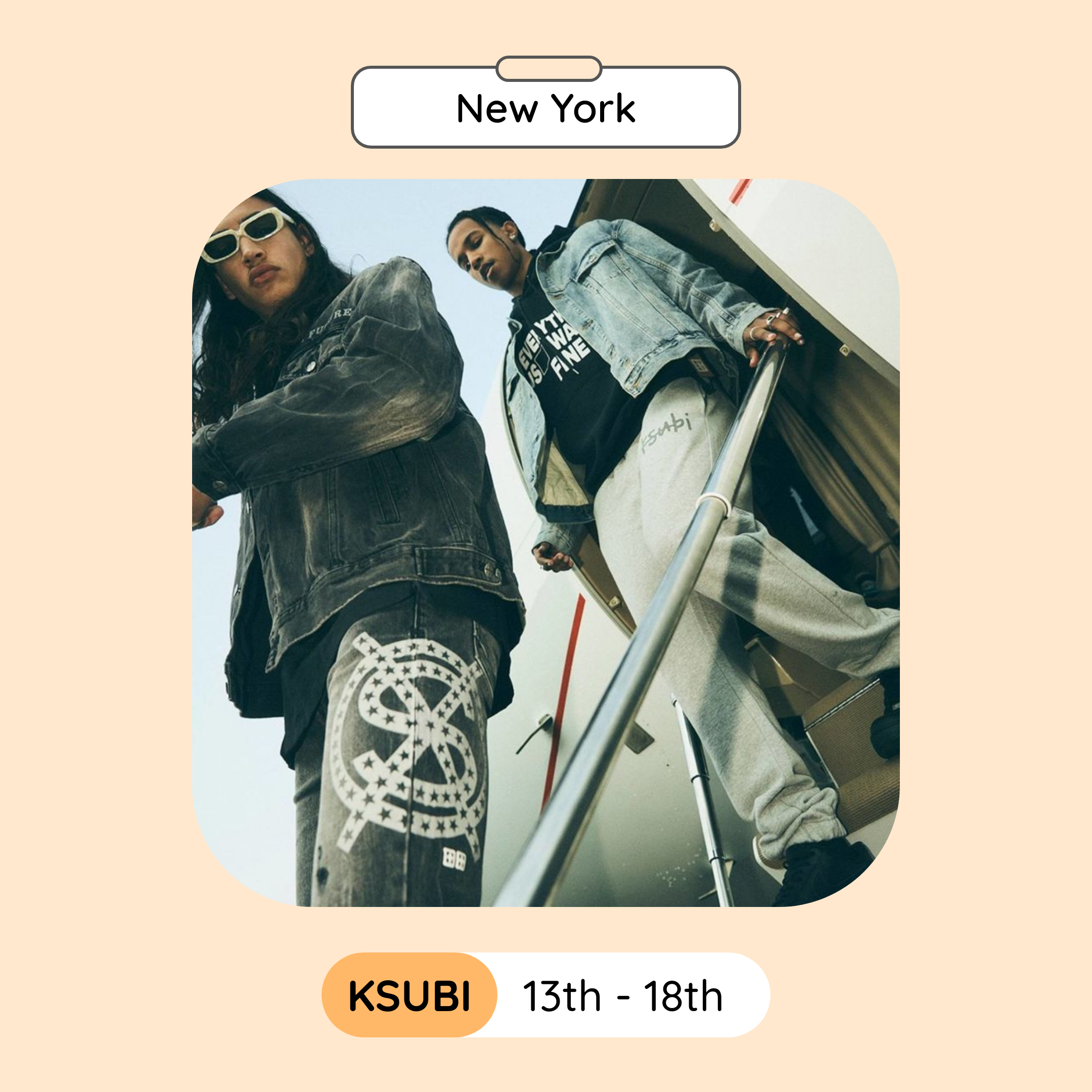 ksubi Sample Sale, New York, December 2022