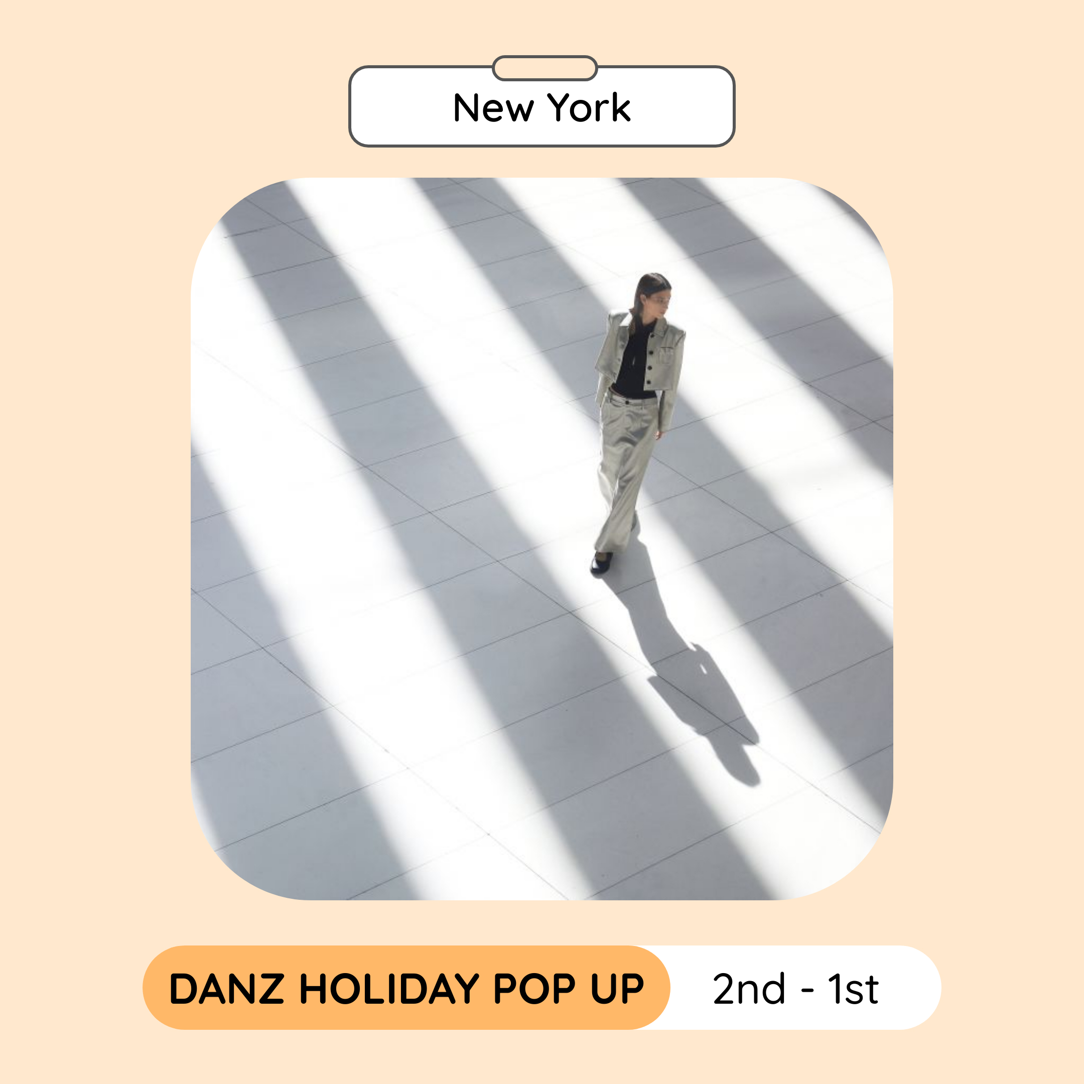 DANZ Holiday Pop Up, New York, December 2022