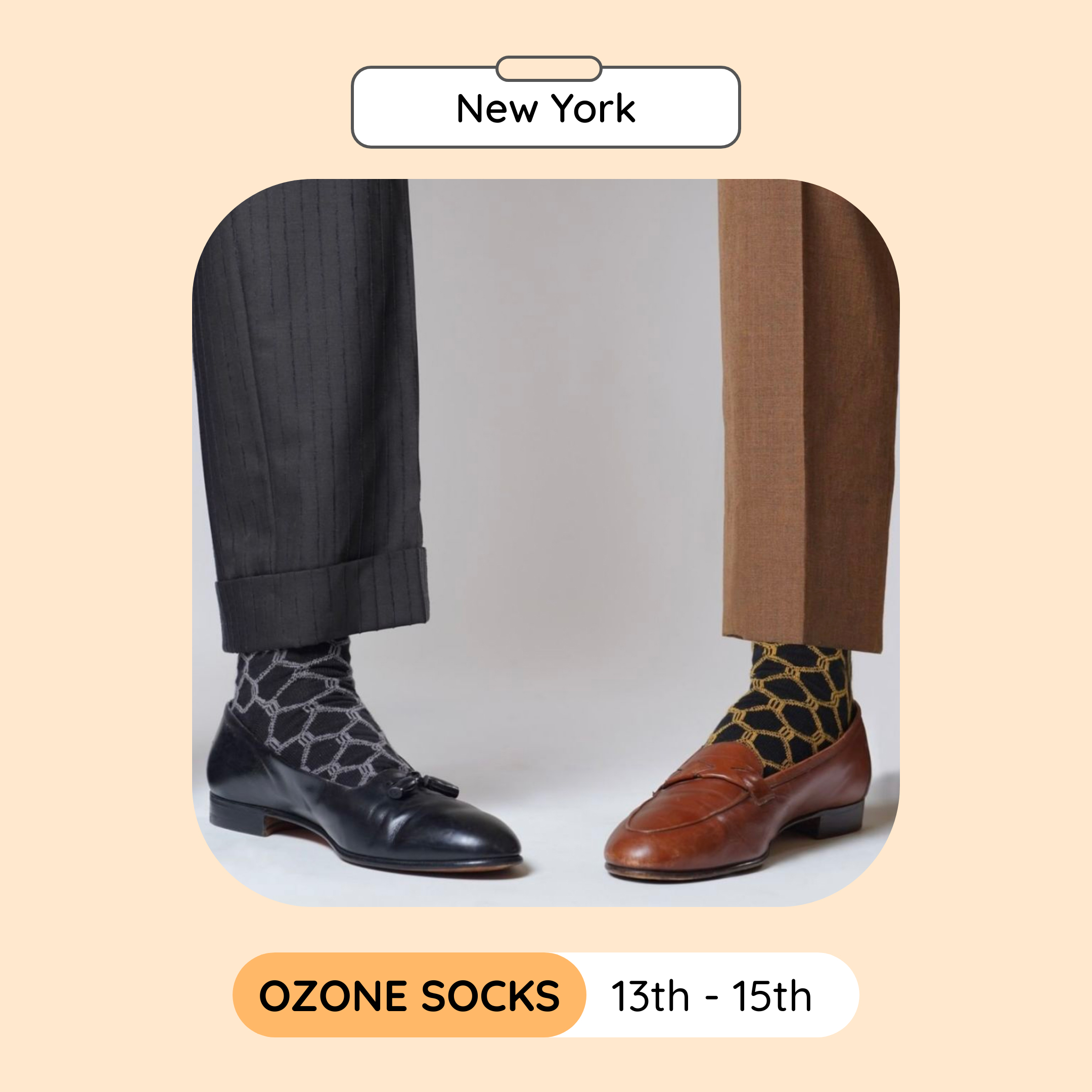 Ozone Socks Sample Sale, New York, December 2022