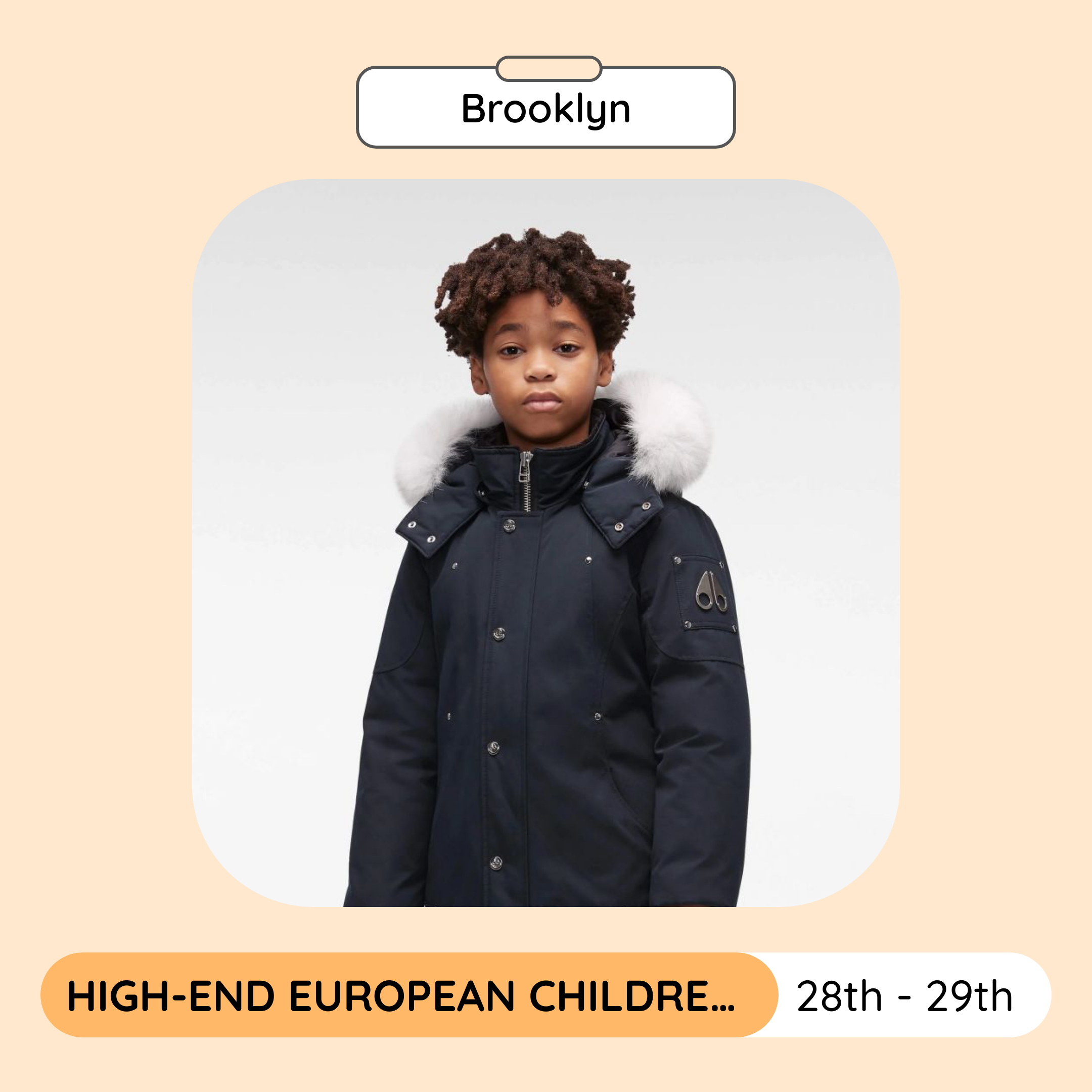 High-End European Childrenswear Sample Sale, New York, December 2022