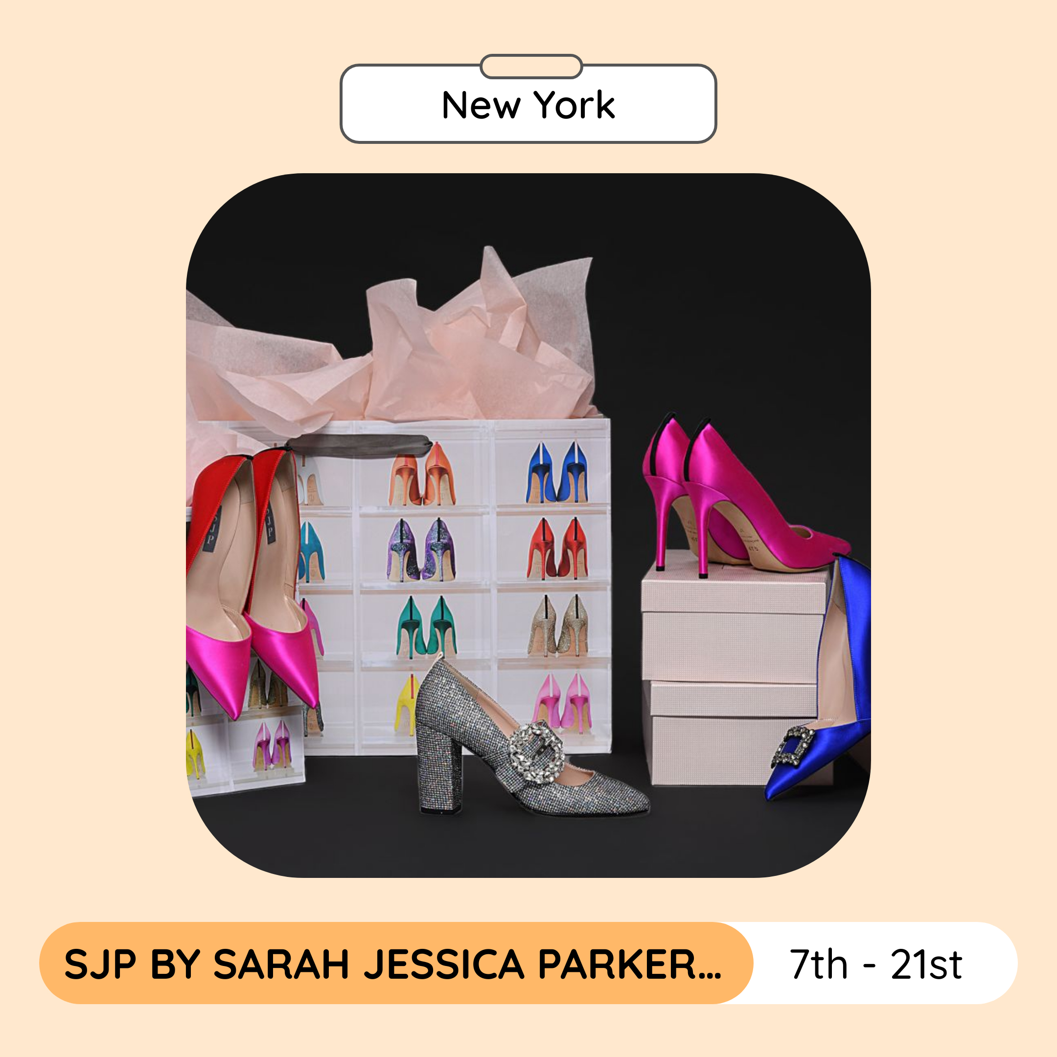 SJP by Sarah Jessica Parker Collection Sample Sale, New York, January 2023