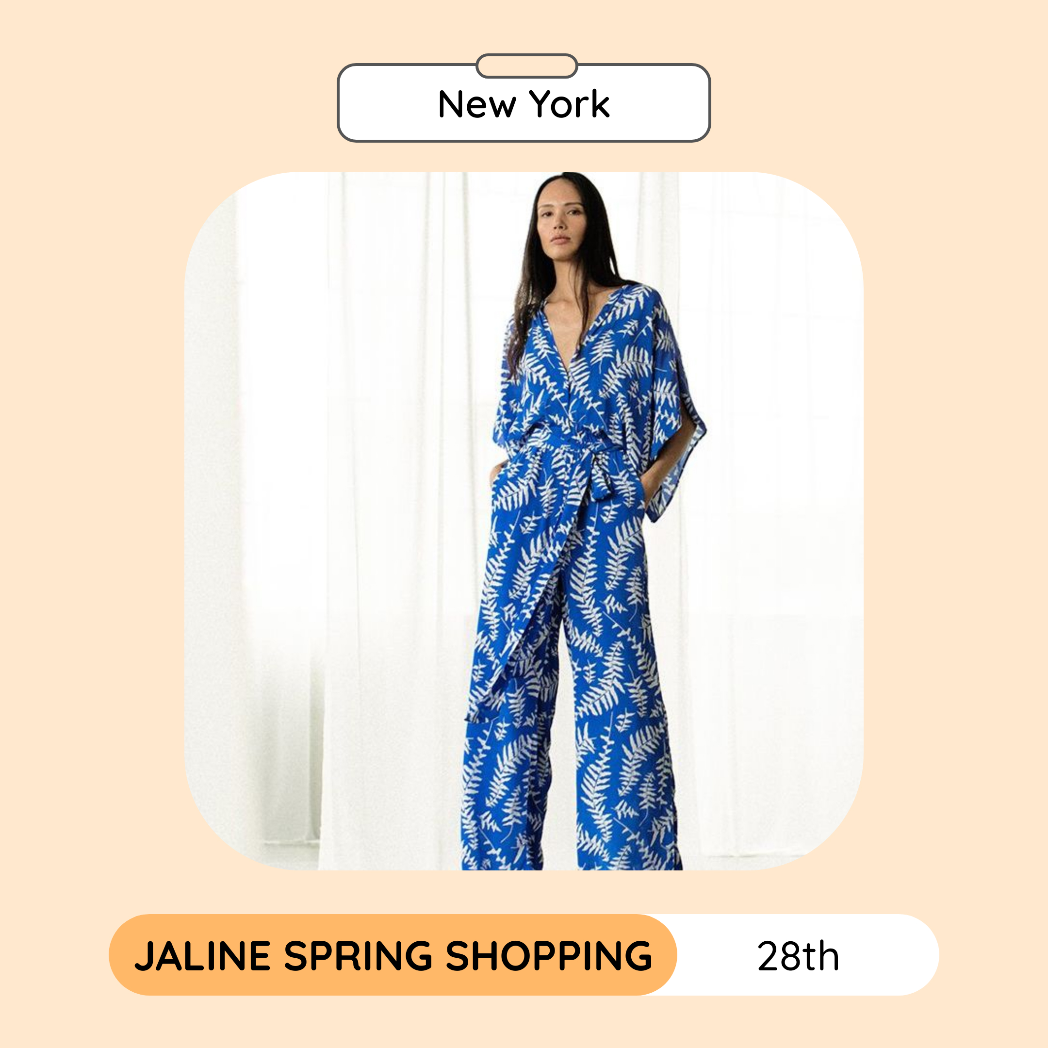 Jaline Spring Shopping Event, New York, March 2023
