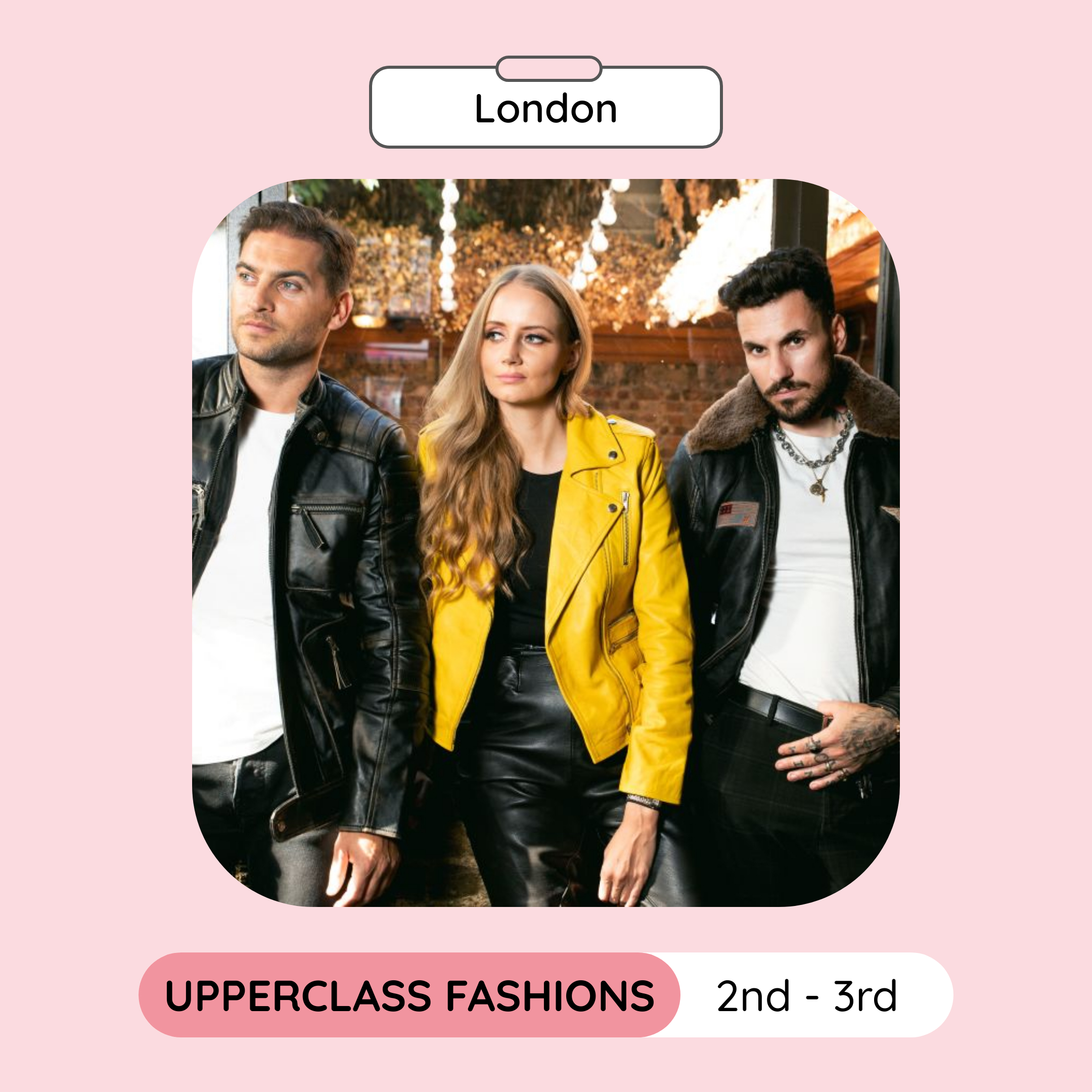 Upperclass Fashions Sample Sale, London, September 2023
