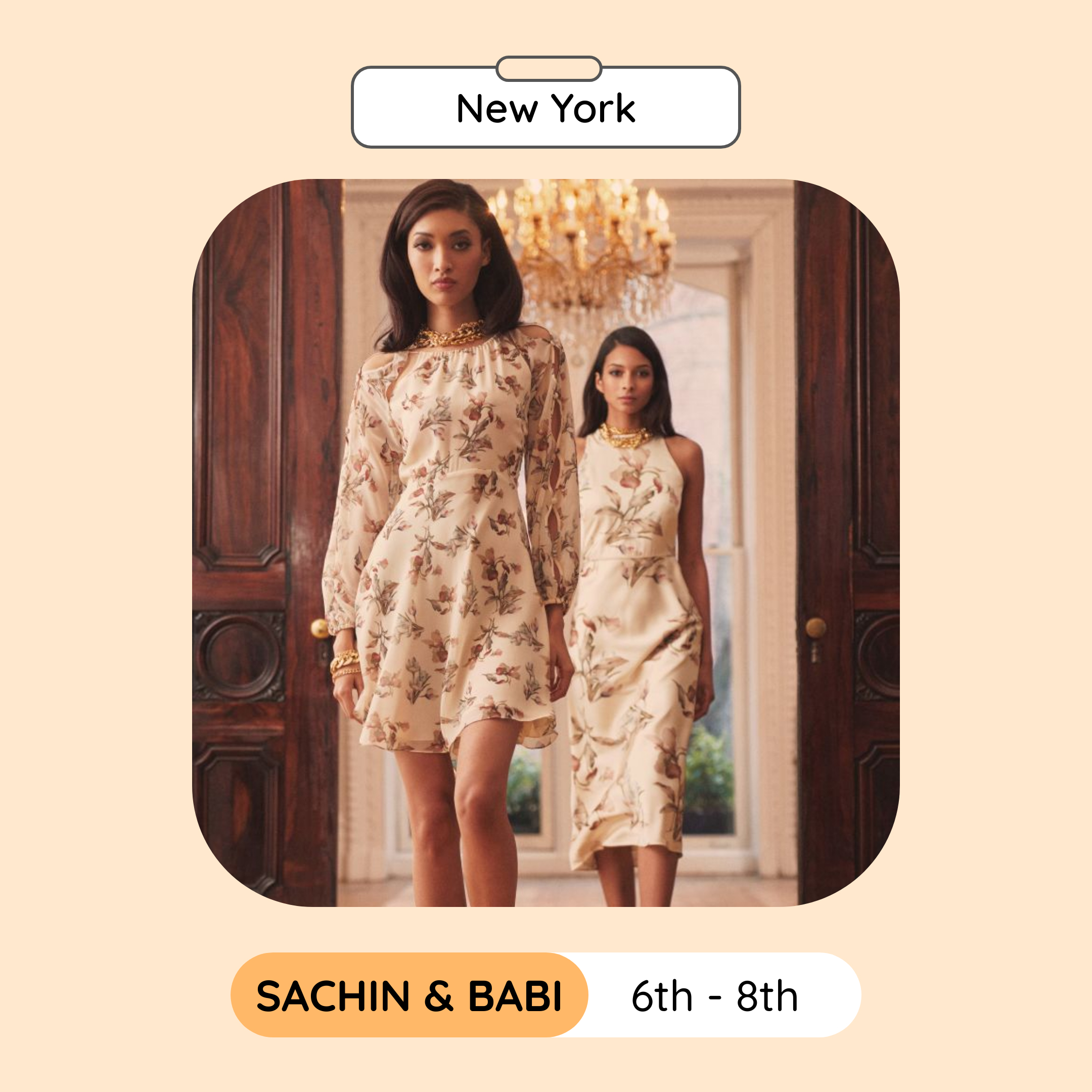 Sachin & Babi Sample Sale, New York, November 2023