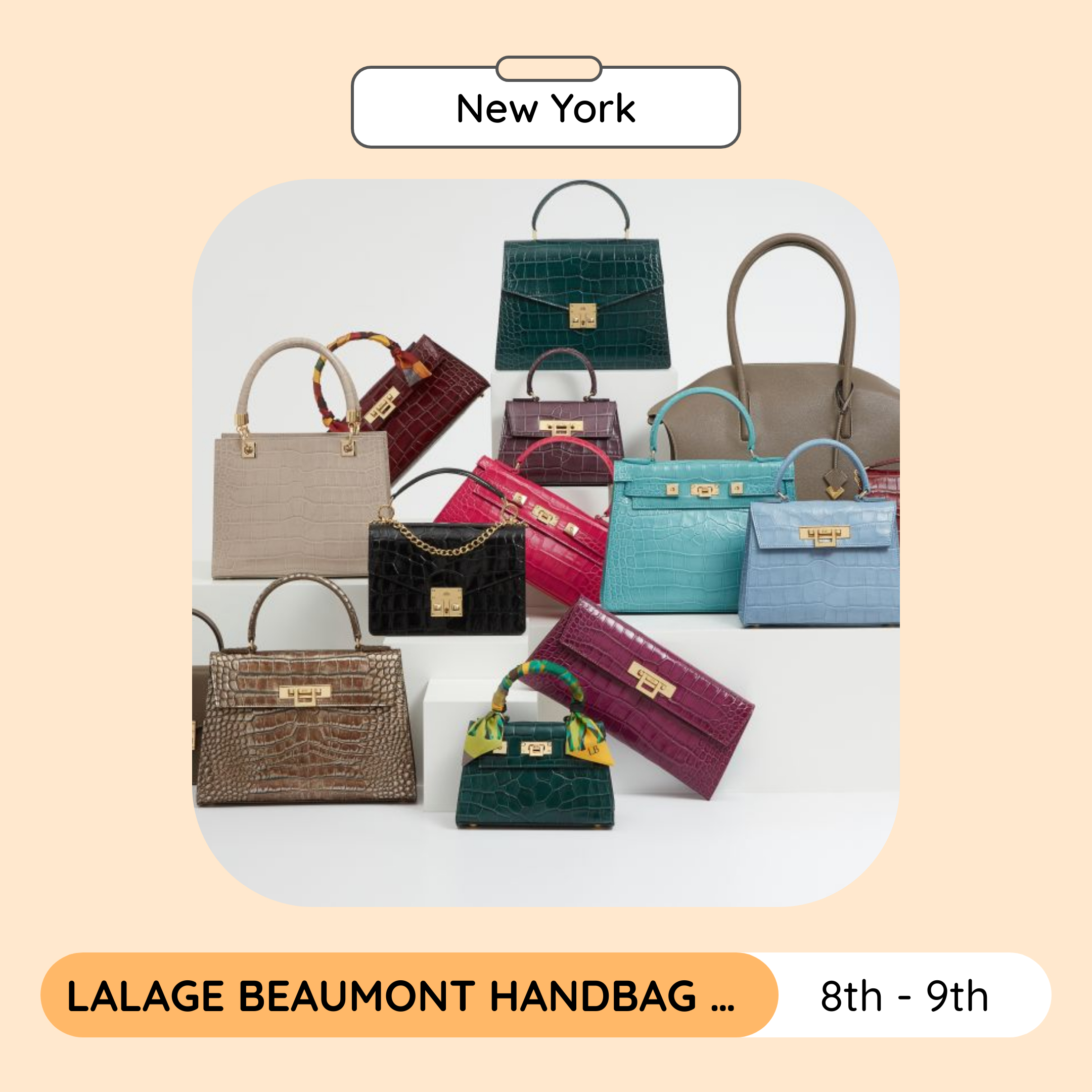 Lalage Beaumont Handbag Trunk Show, New York, November 2023