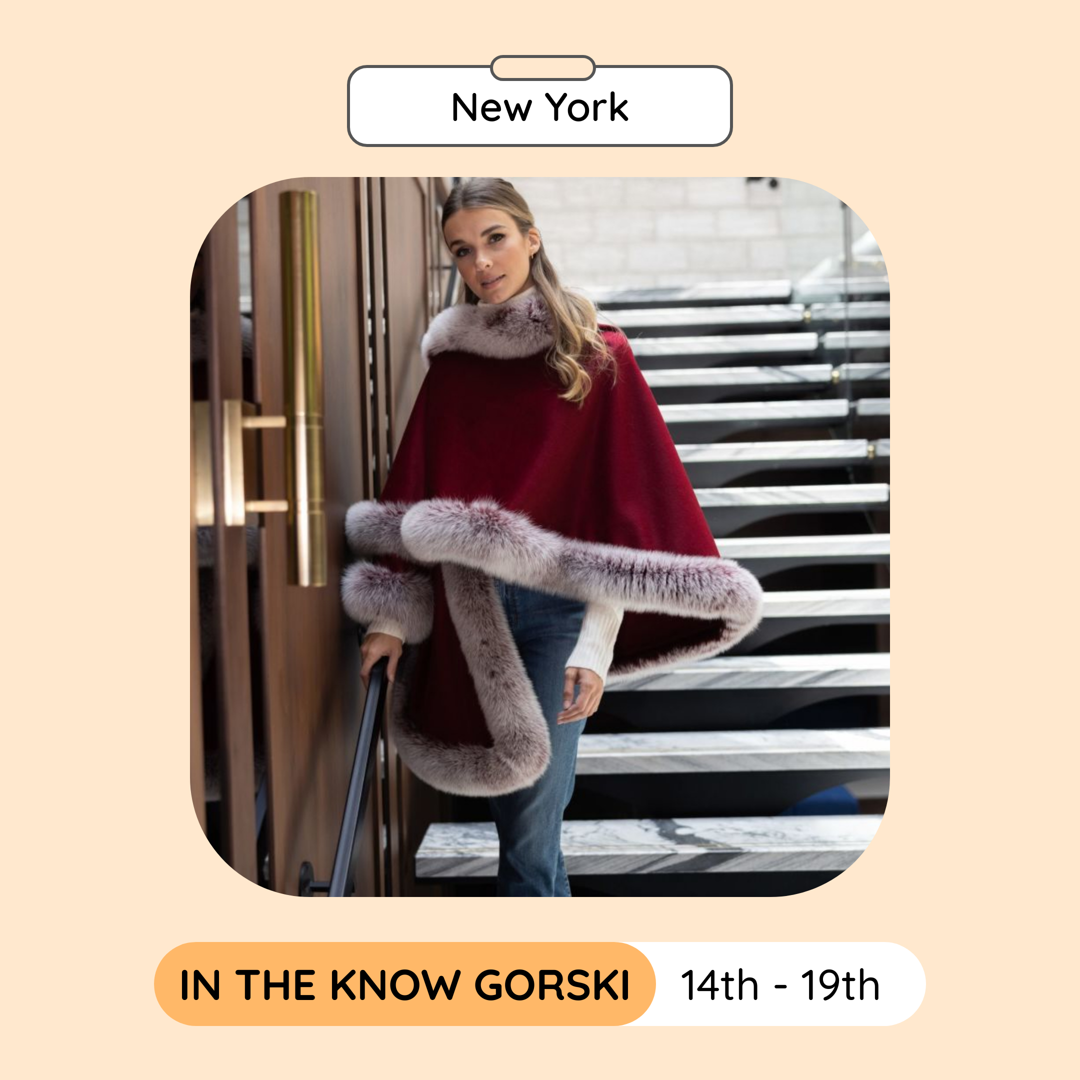 In the Know Gorski Sample Sale, New York, November 2023