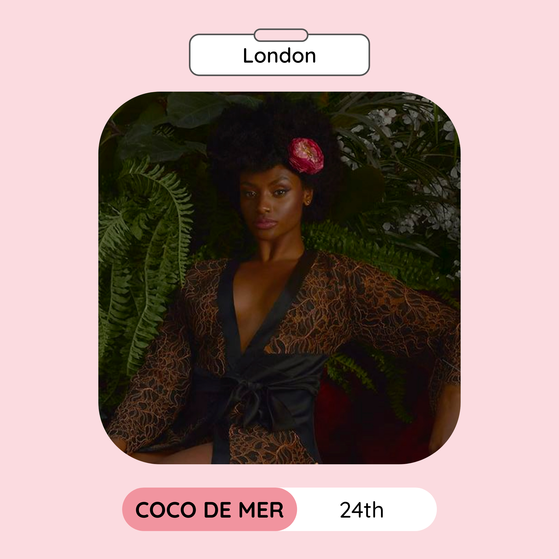 Coco de Mer Sample Sale, London, November 2023