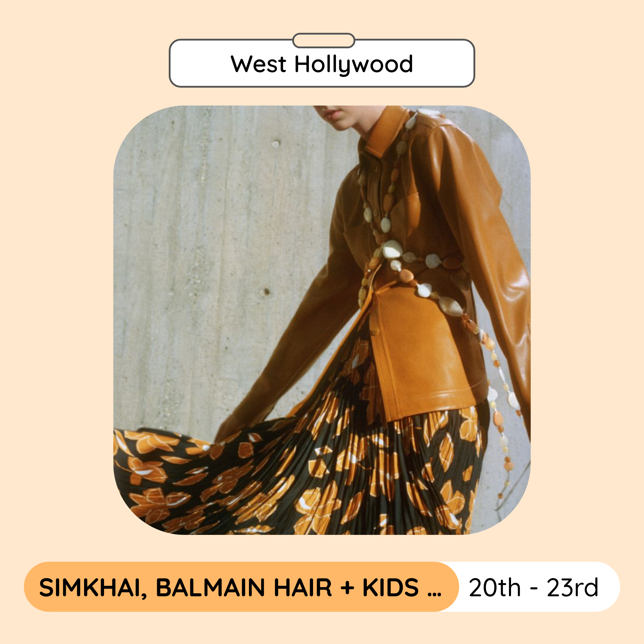 Simkhai, Balmain Hair + Kids Designer Luxury Sale, Los Angeles ...