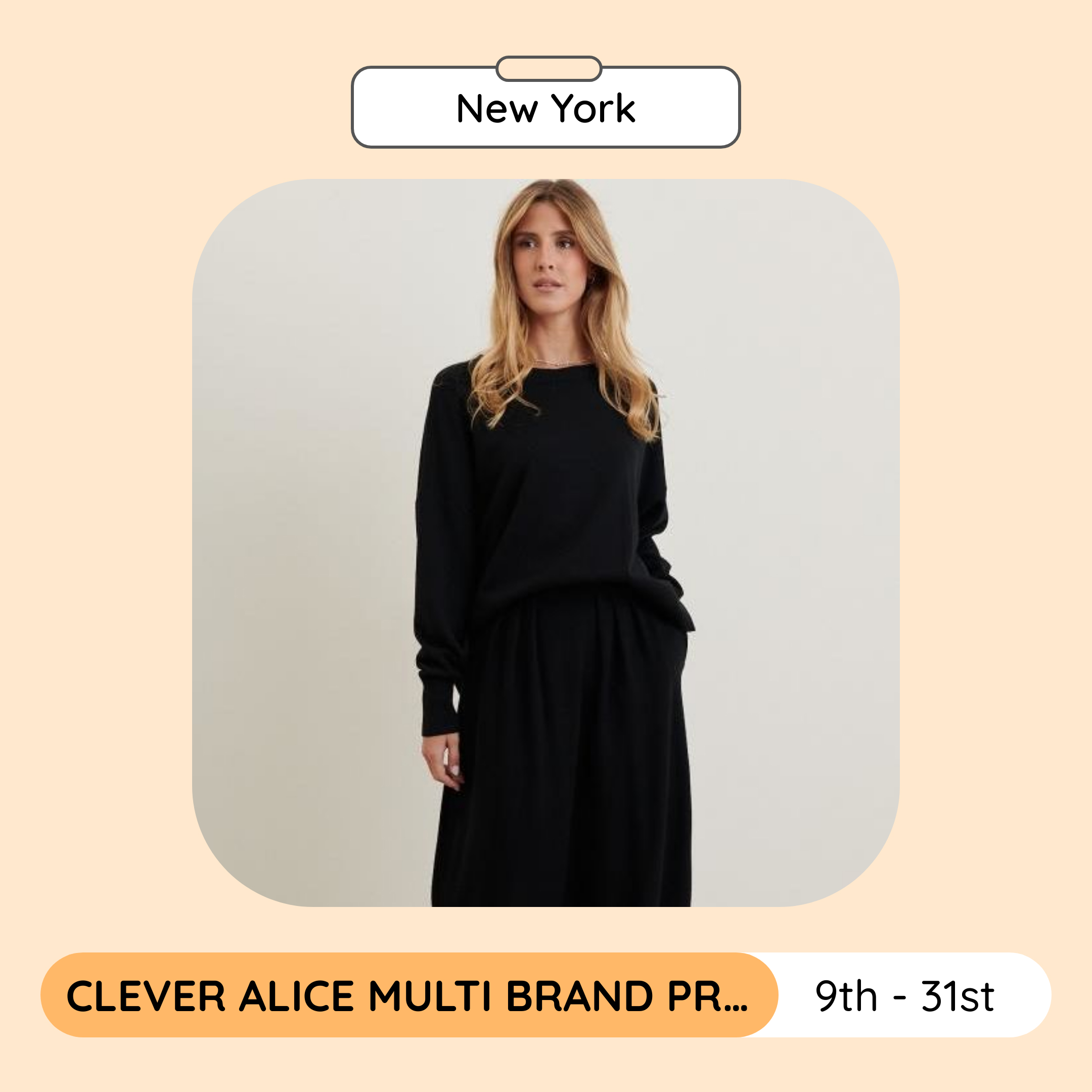 Clever Alice Sample Sale