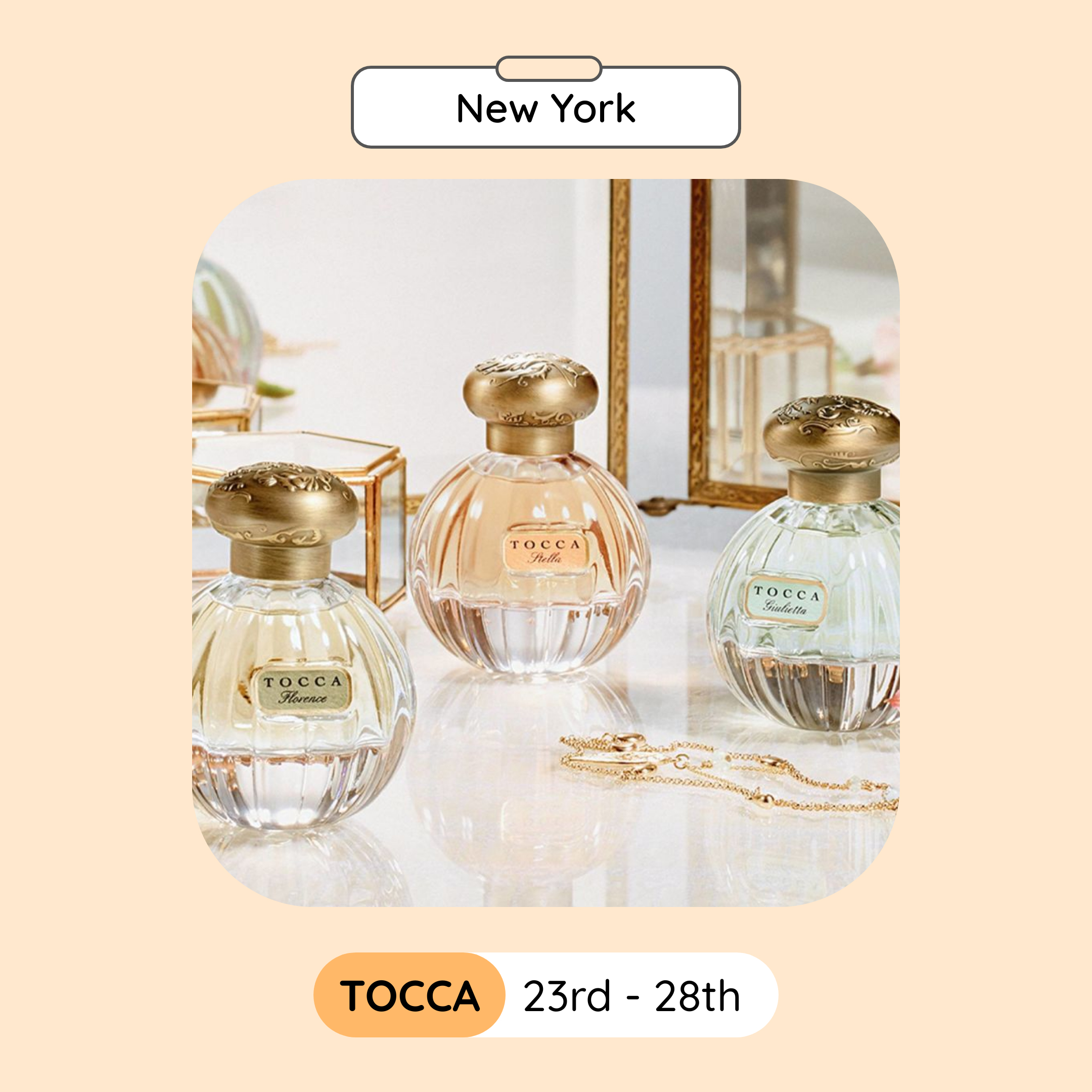 Tocca Sample Sale, New York, January 2024
