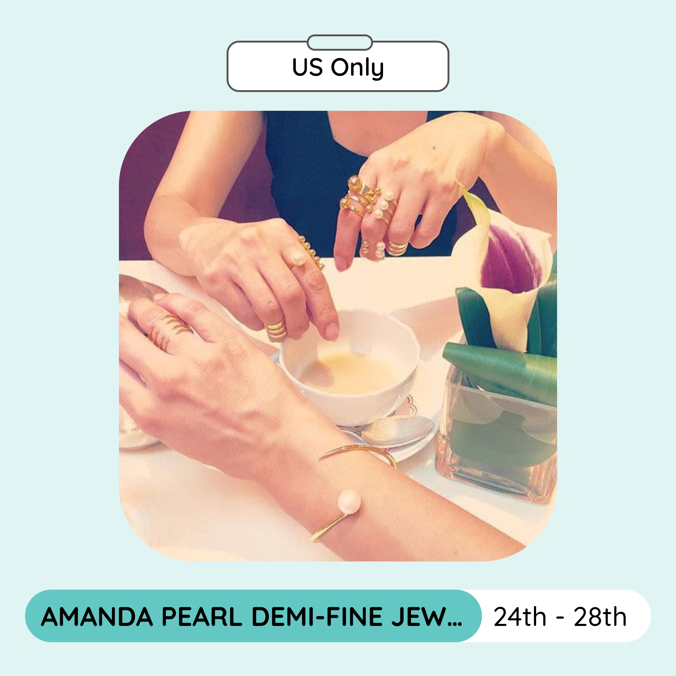 AMANDA PEARL Demi-Fine Jewelry Sale