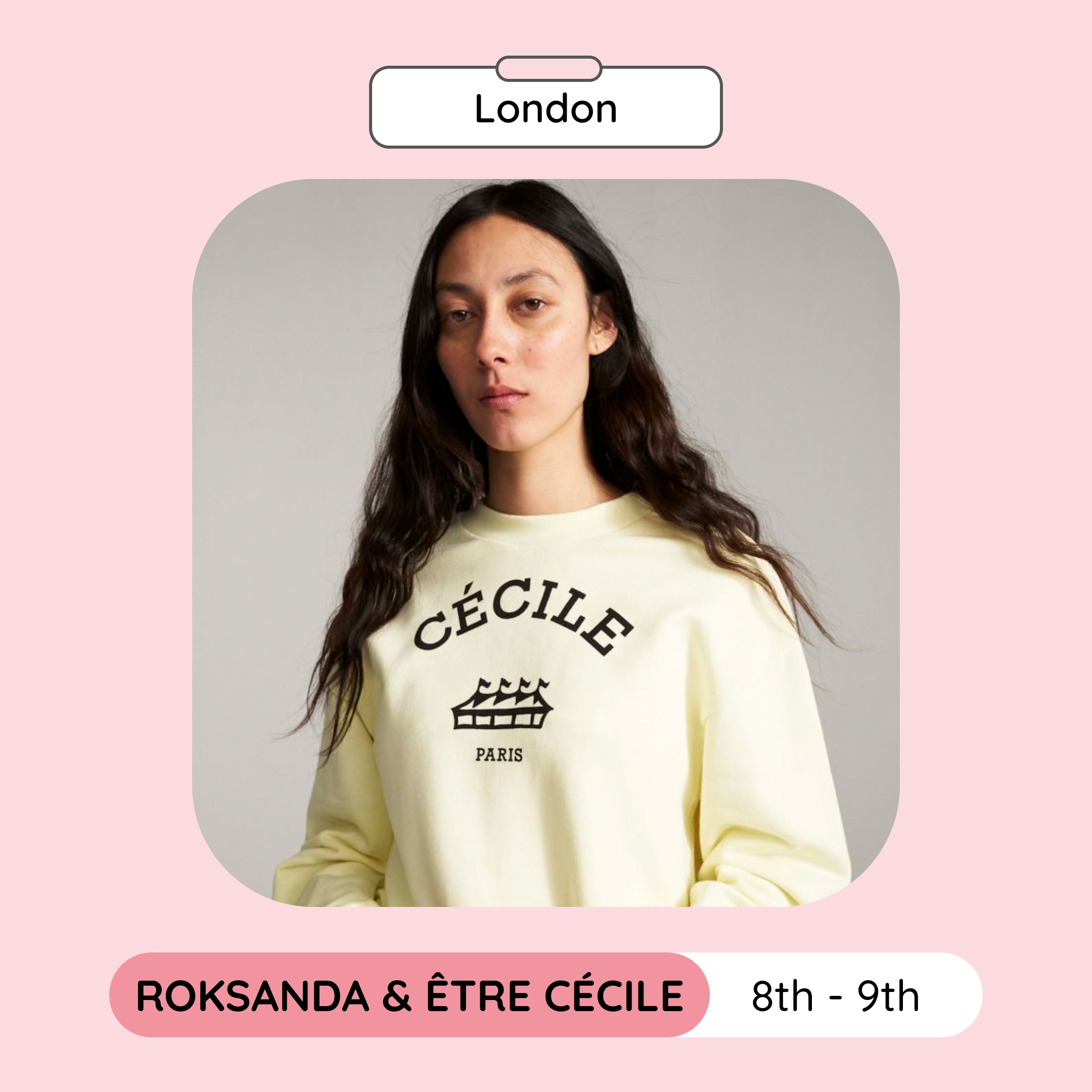 Roksanda & Être Cécile Sample Sale, London, April 2024