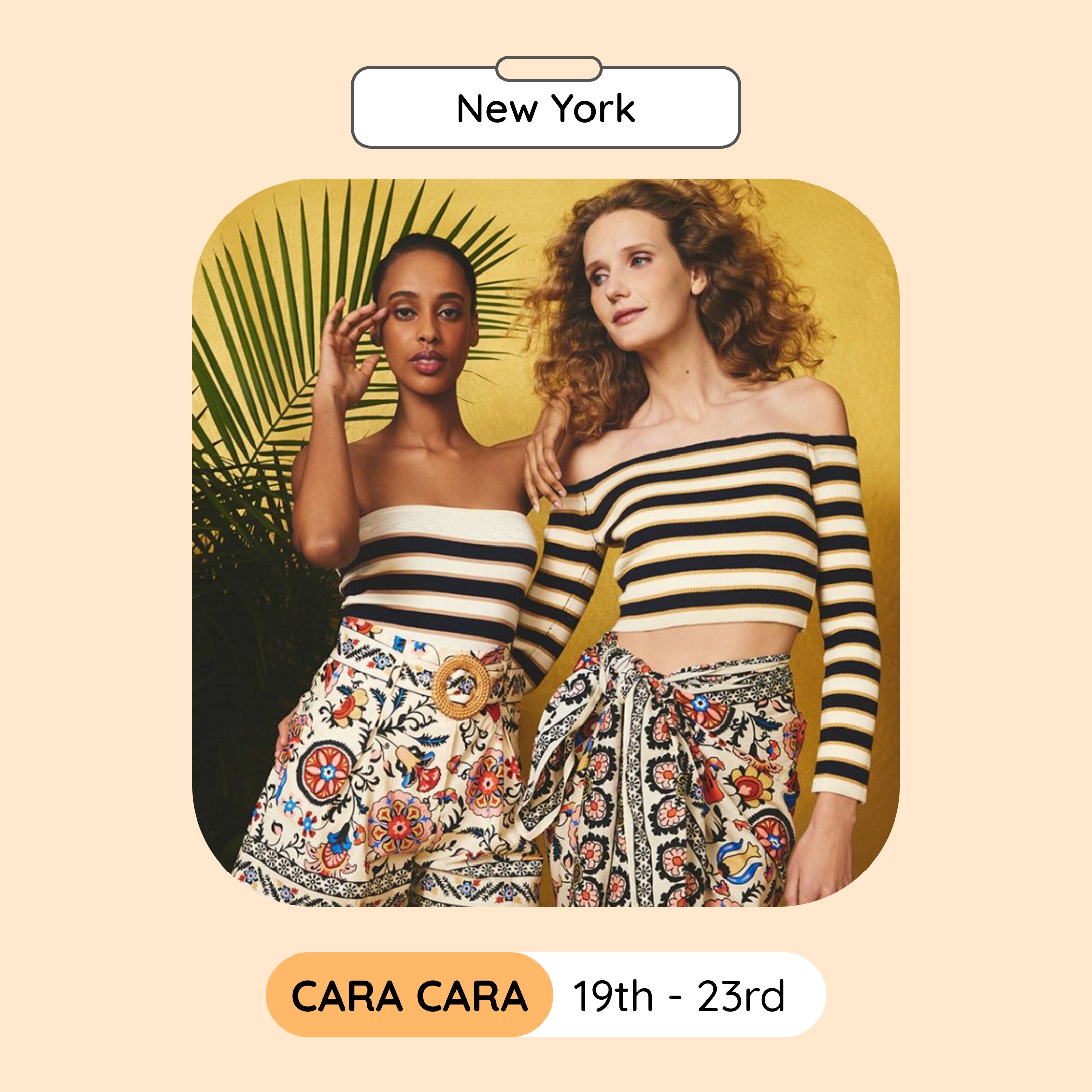 Cara Cara Sample Sale, New York, June 2024