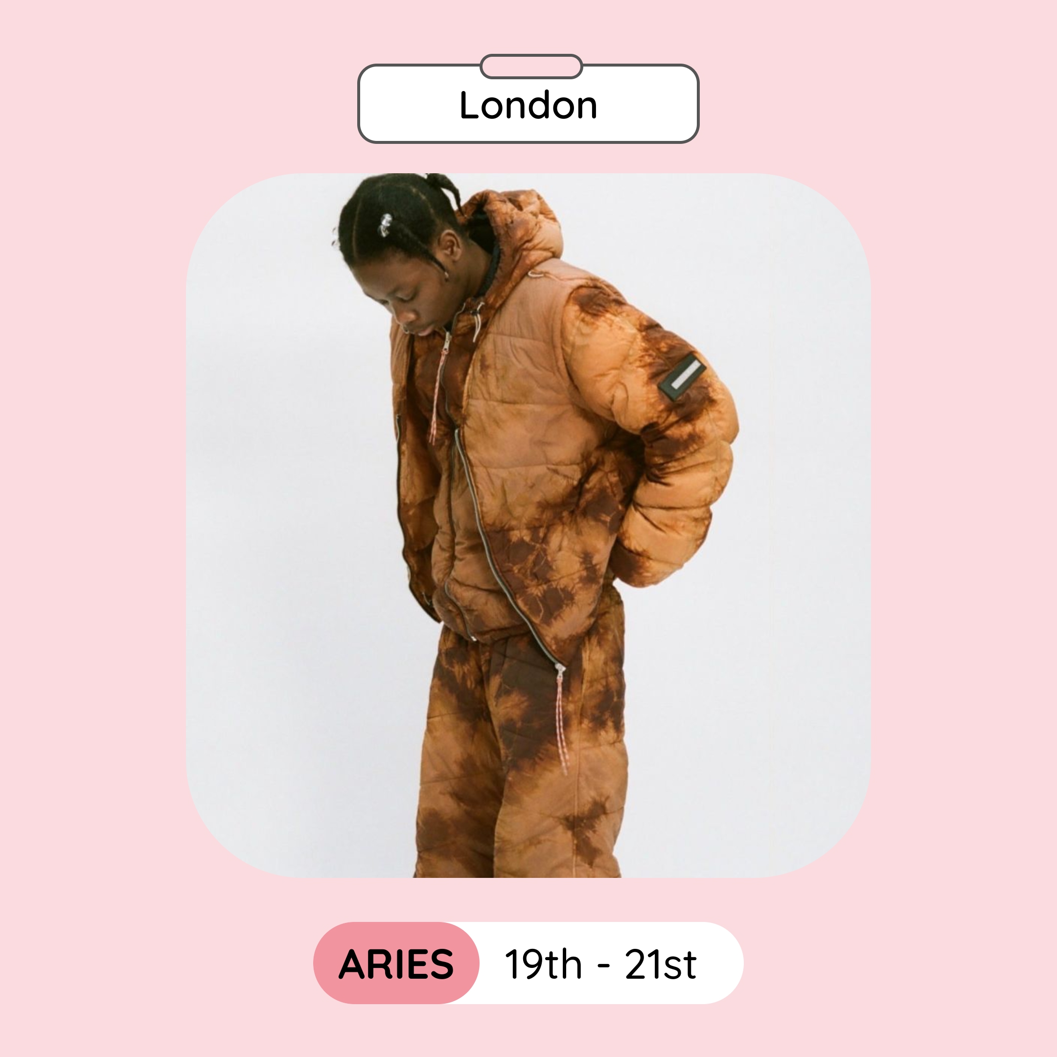 Aries Sample Sale, London, July 2024