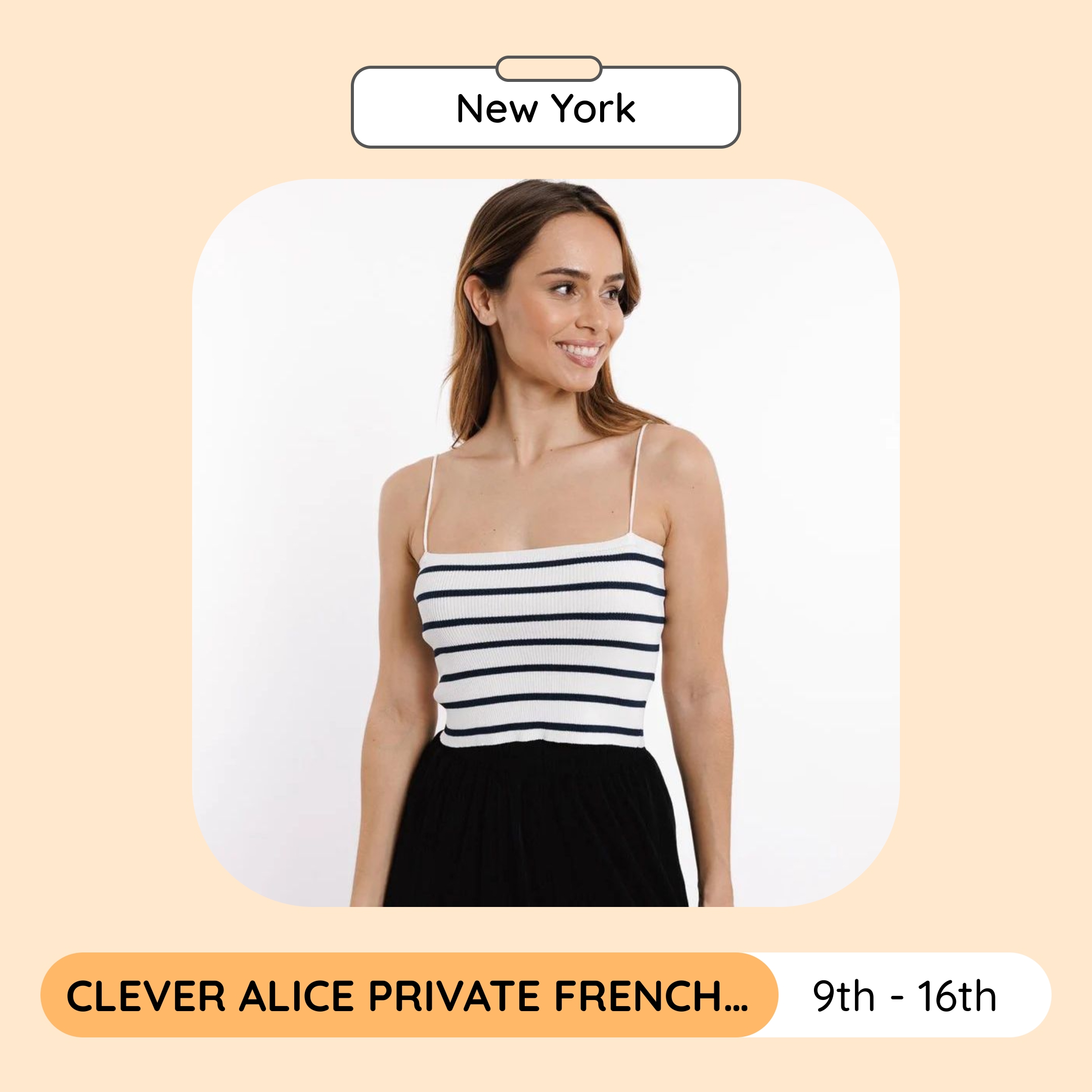 Clever Alice Private French Labels Summer Sample Sale, New York, July 2024