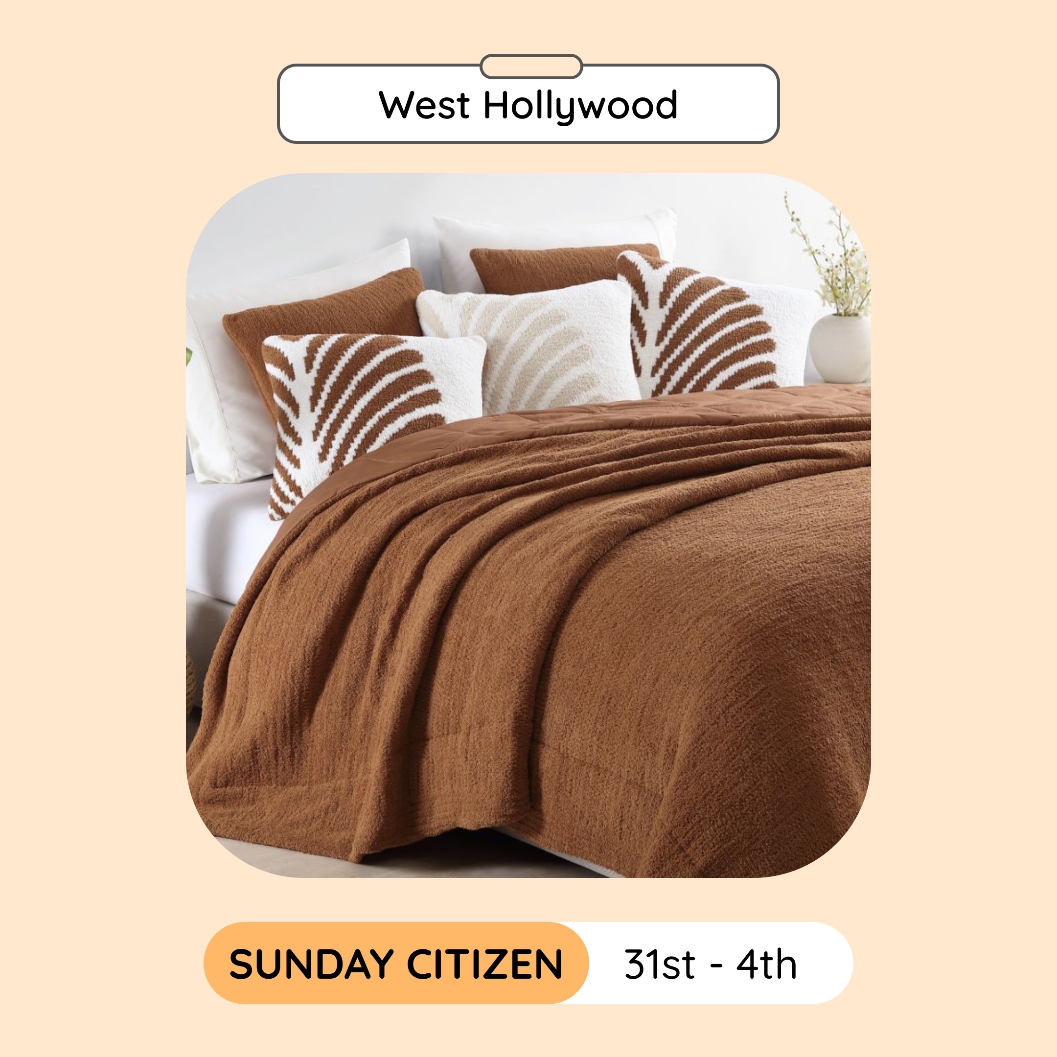 Sunday Citizen Sample Sale, Los Angeles, July 2024