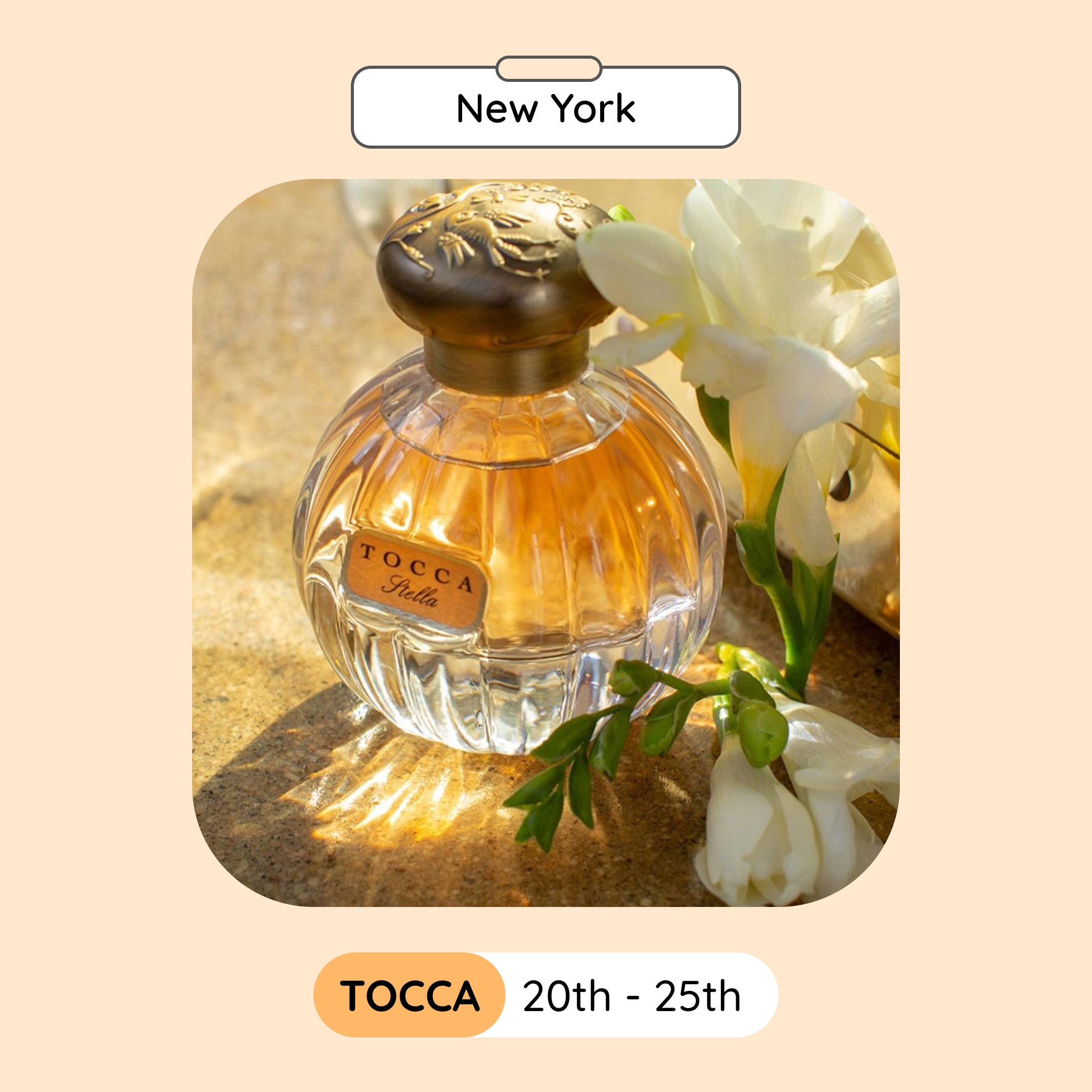 Tocca Sample Sale, New York, August 2024