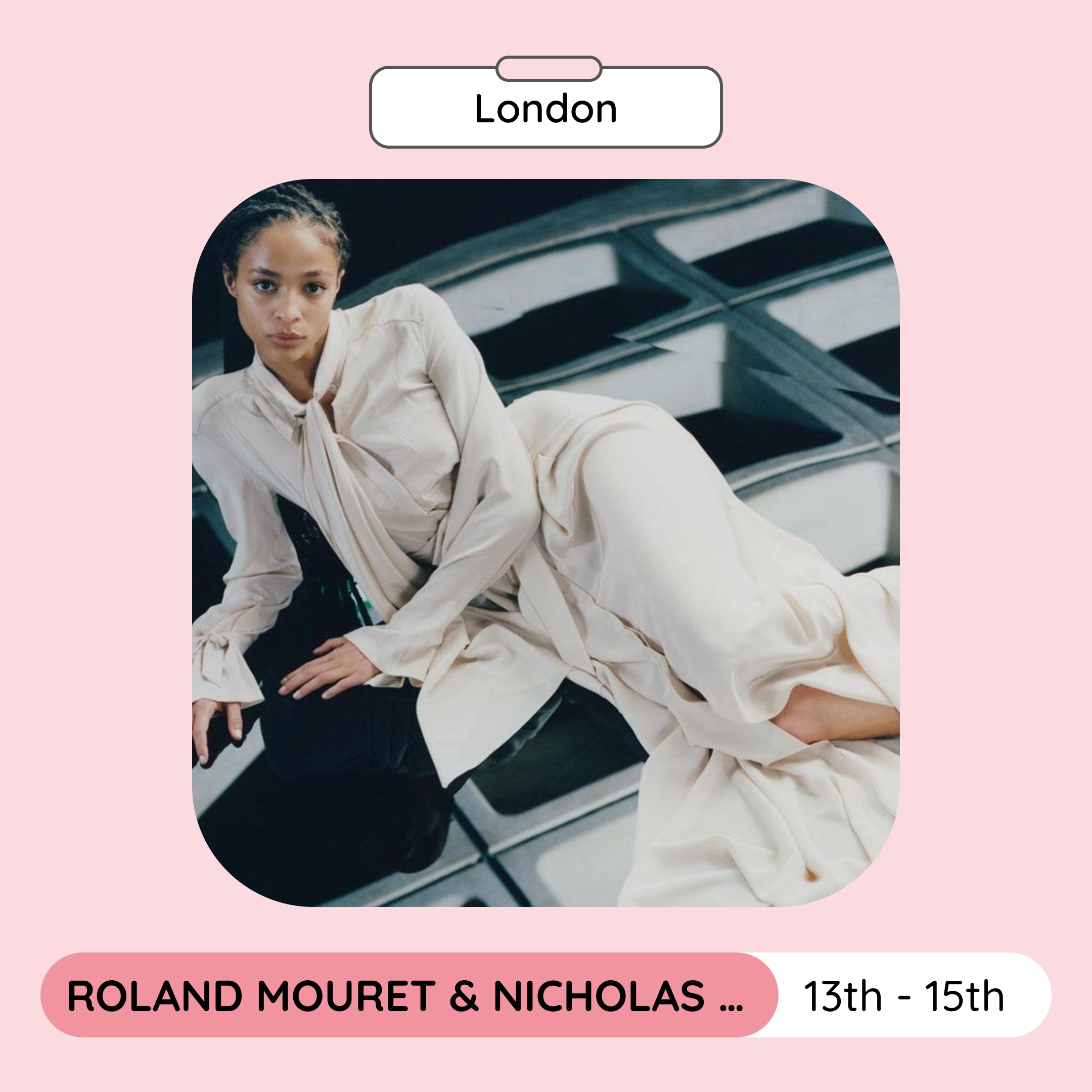 Roland Mouret & Nicholas Kirkwood Sample Sale, London, September 2024