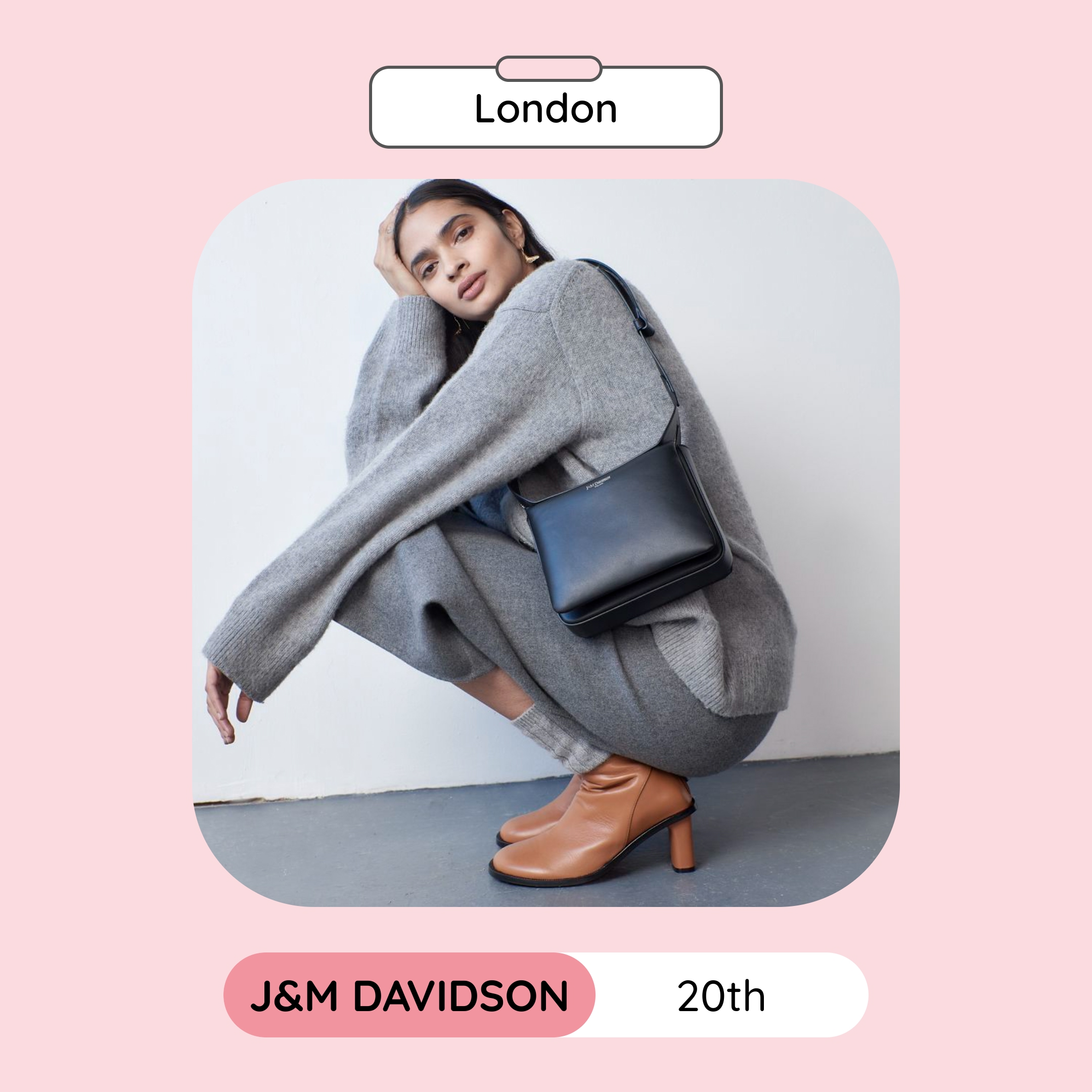J&M Davidson Sample Sale, London, September 2024