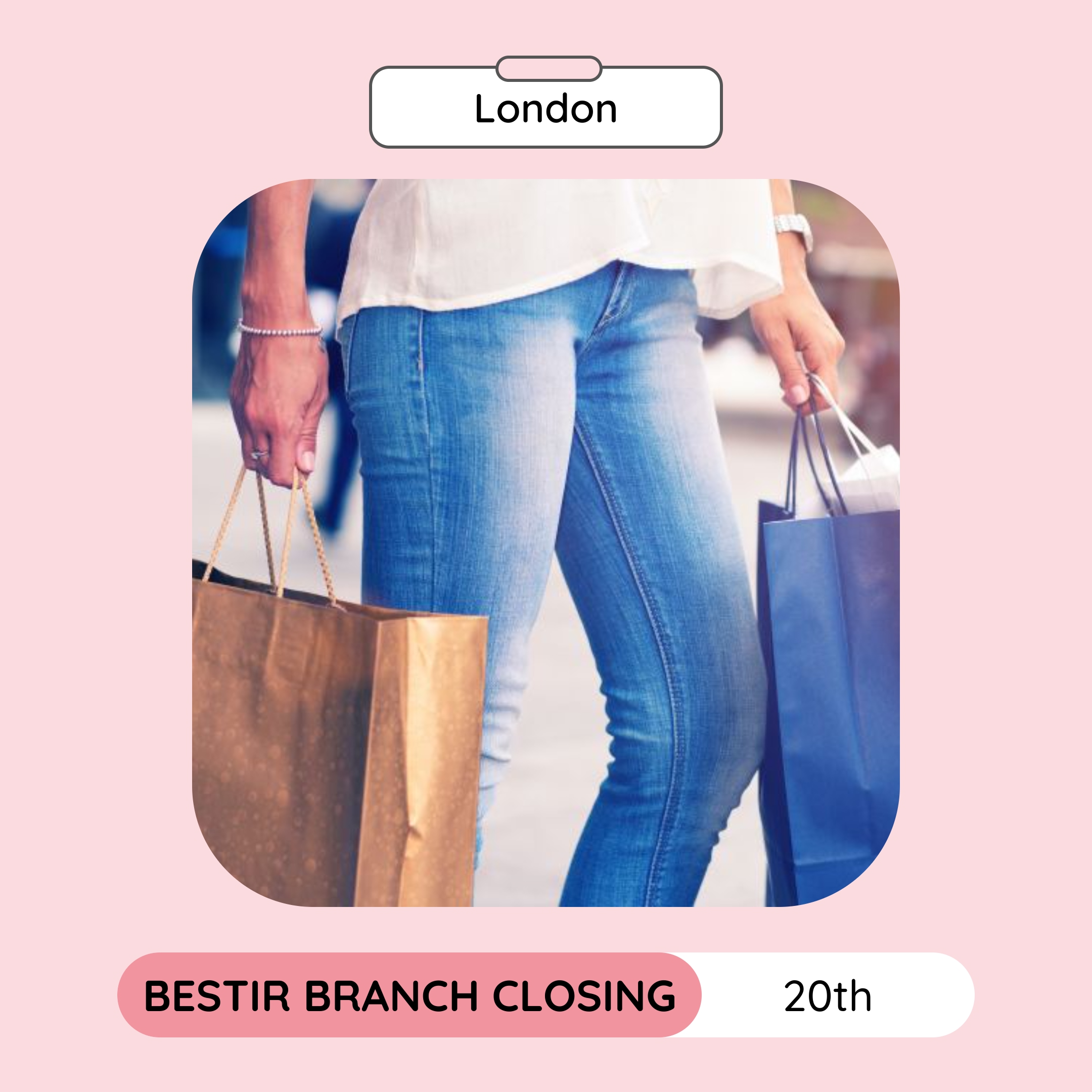 Bestir Branch Closing Sample Sale, London, September 2024