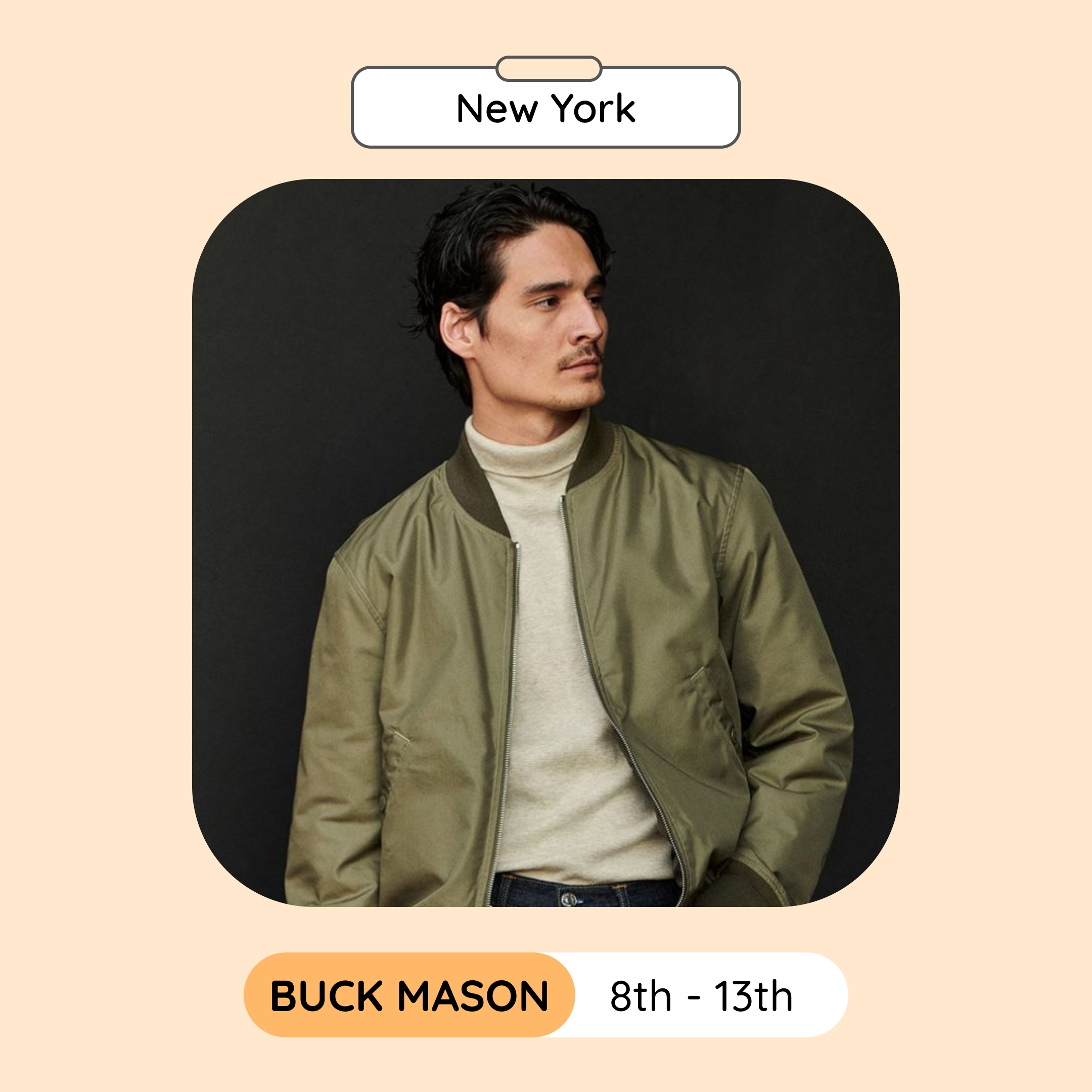 Buck Mason Sample Sale, New York, October 2024