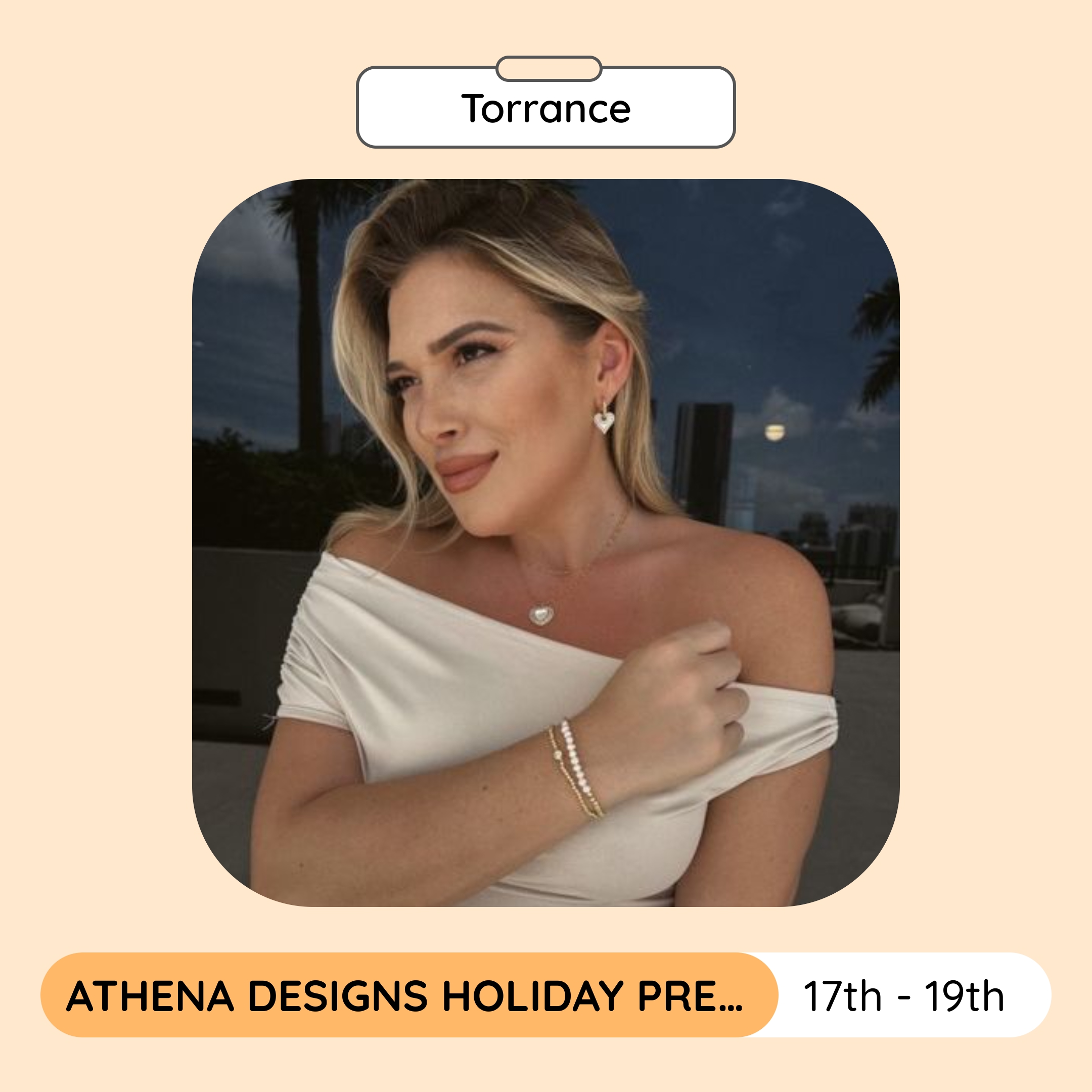 Athena Designs Holiday Preview Sale, Los Angeles, October 2024