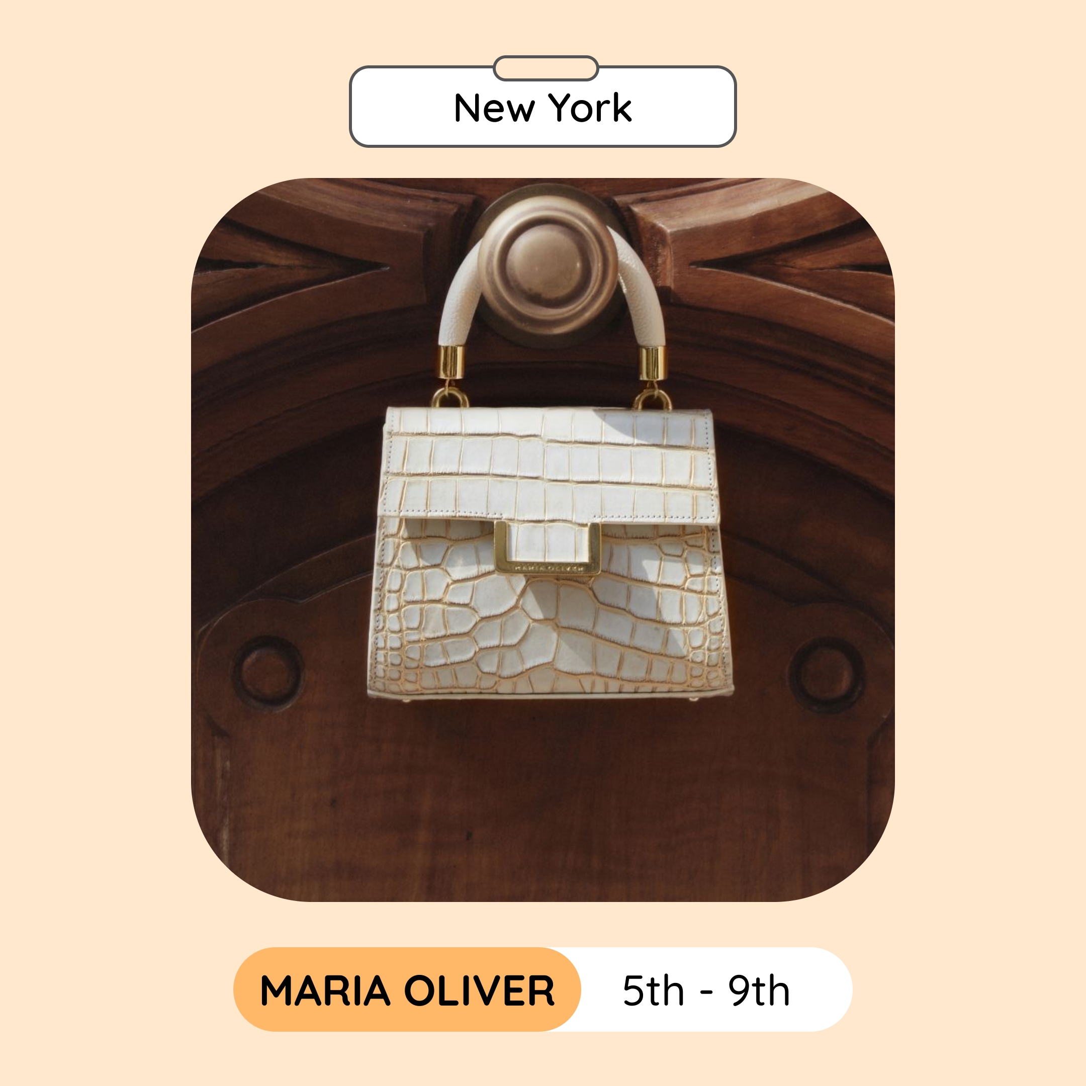 Maria Oliver Sample Sale, New York, November 2024