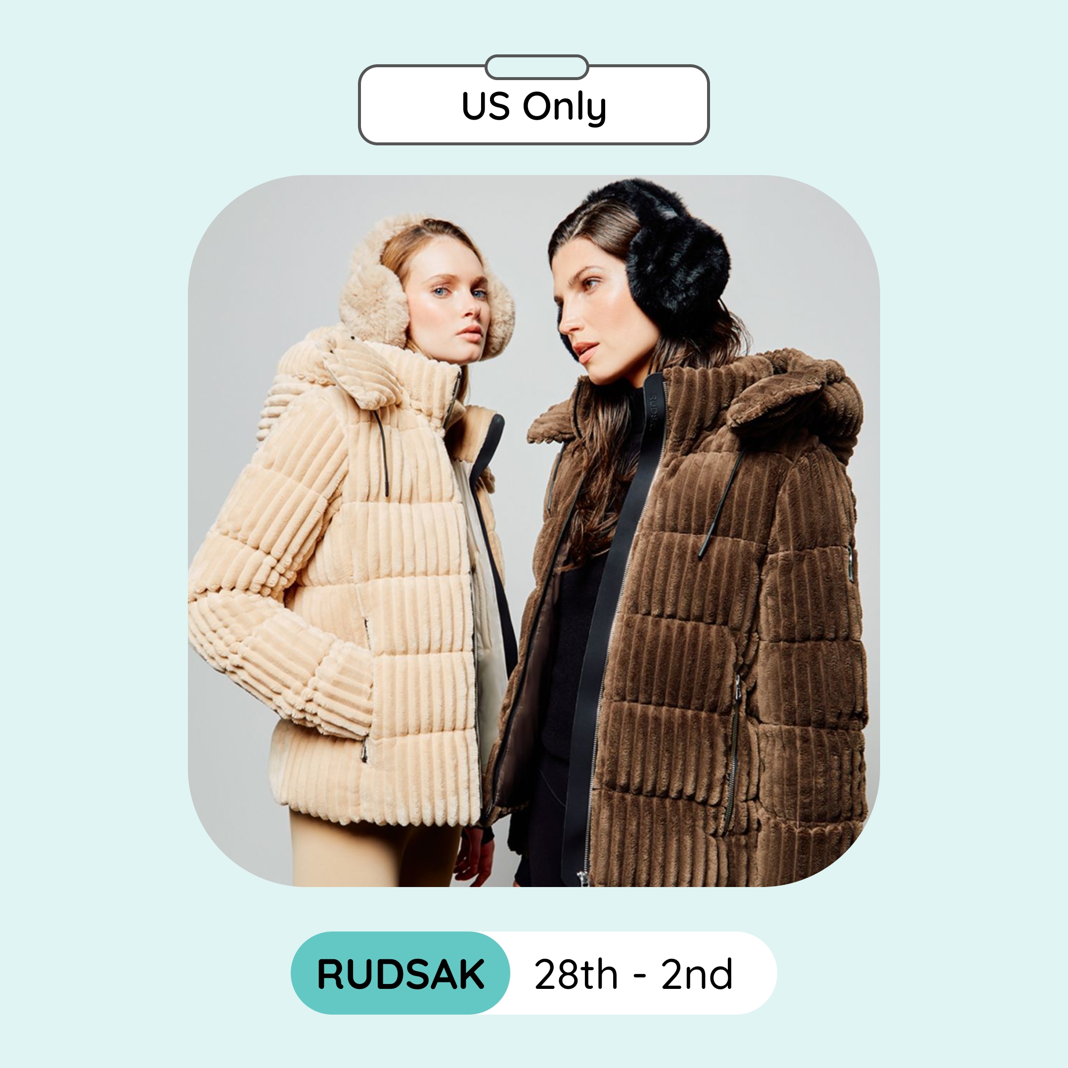 RUDSAK Online Sample Sale