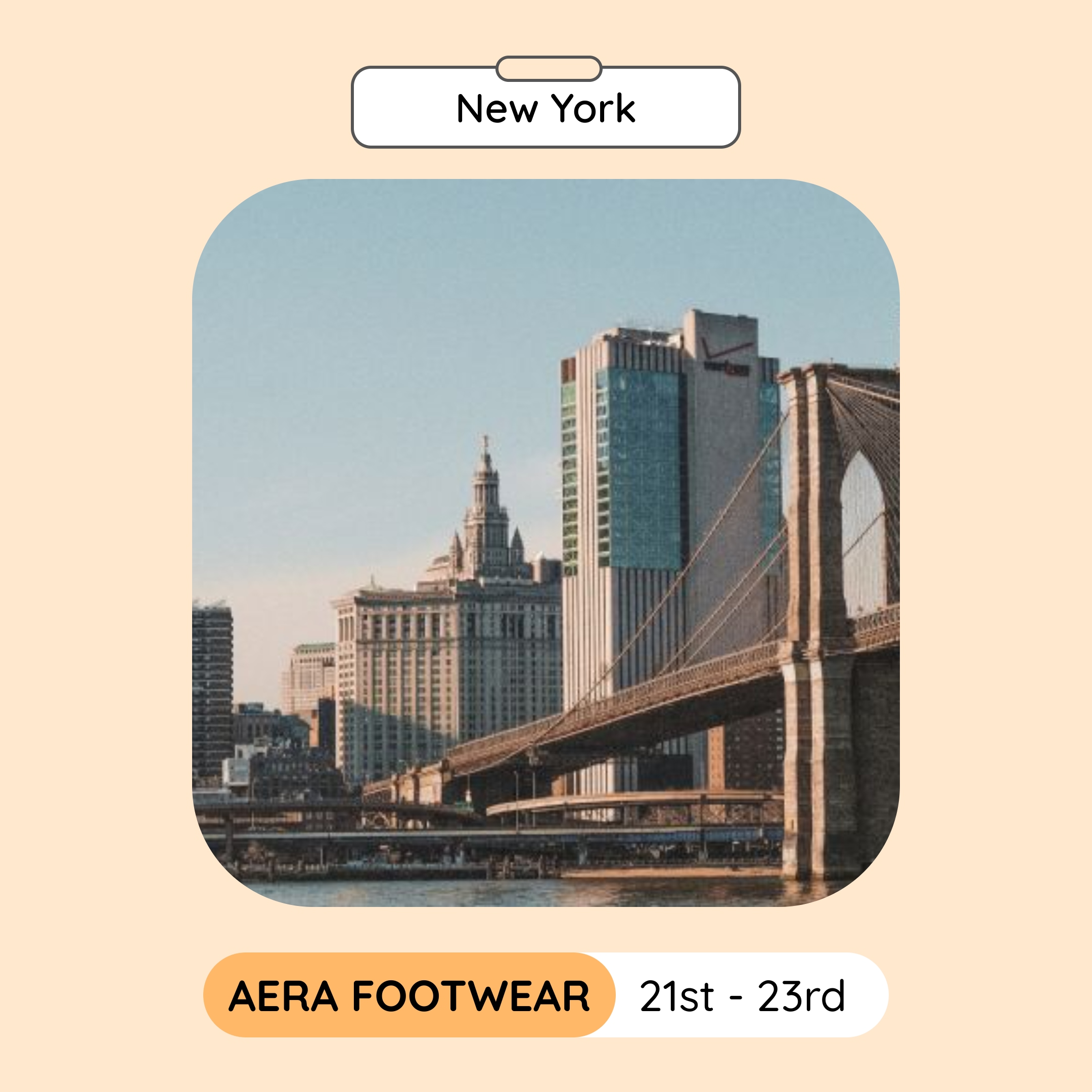 AERA Footwear Sample Sale, New York, November 2024