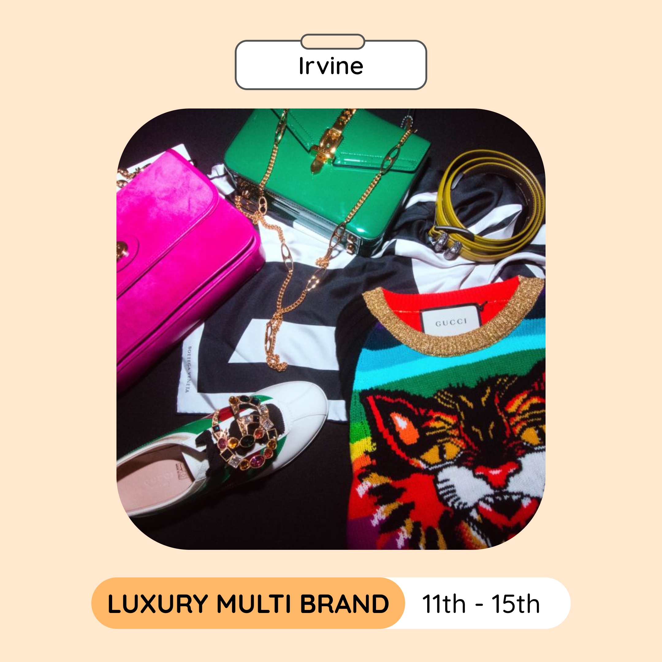 Luxury Multi Brand Sample Sale, Los Angeles, December 2024