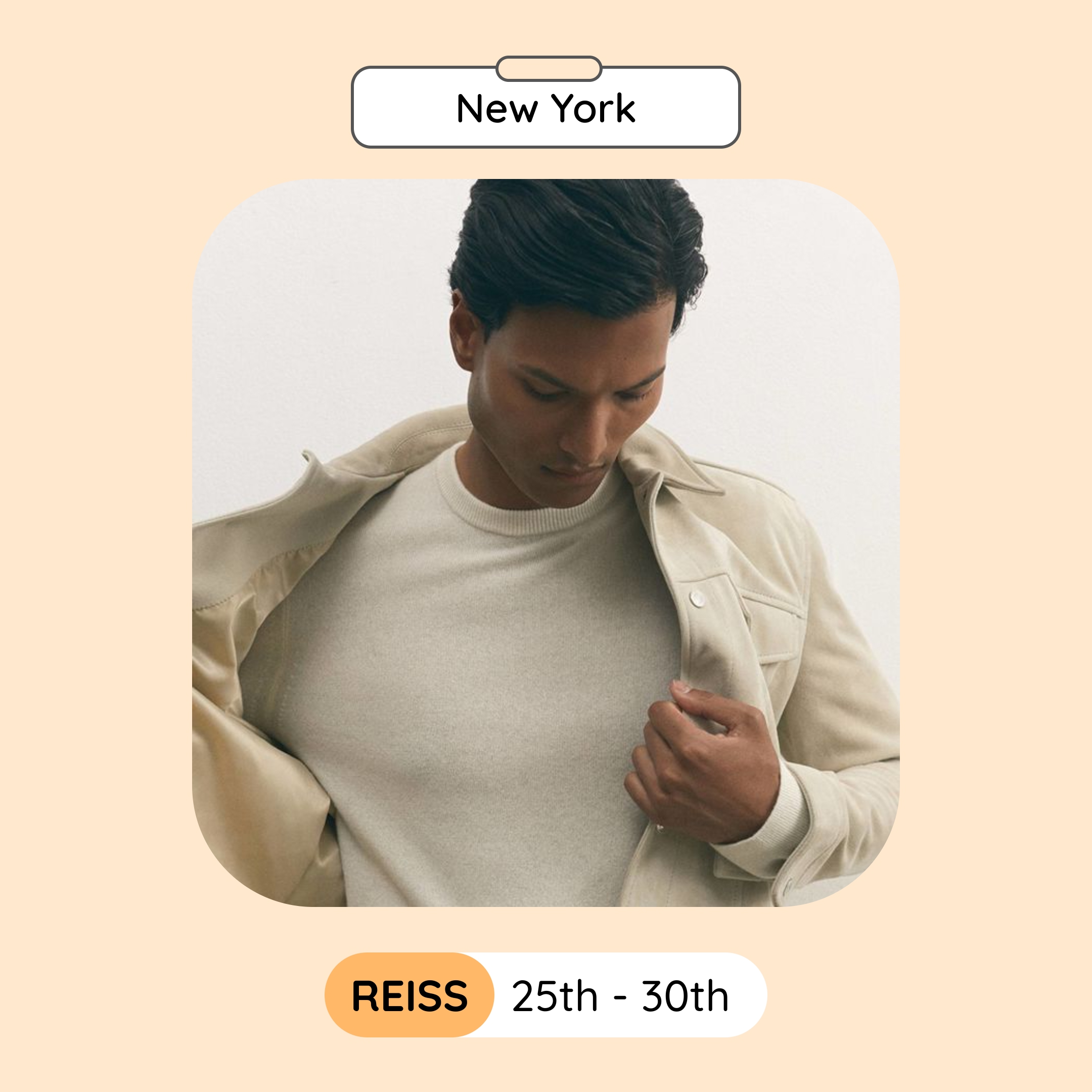 Reiss Sample Sale, New York, March 2025