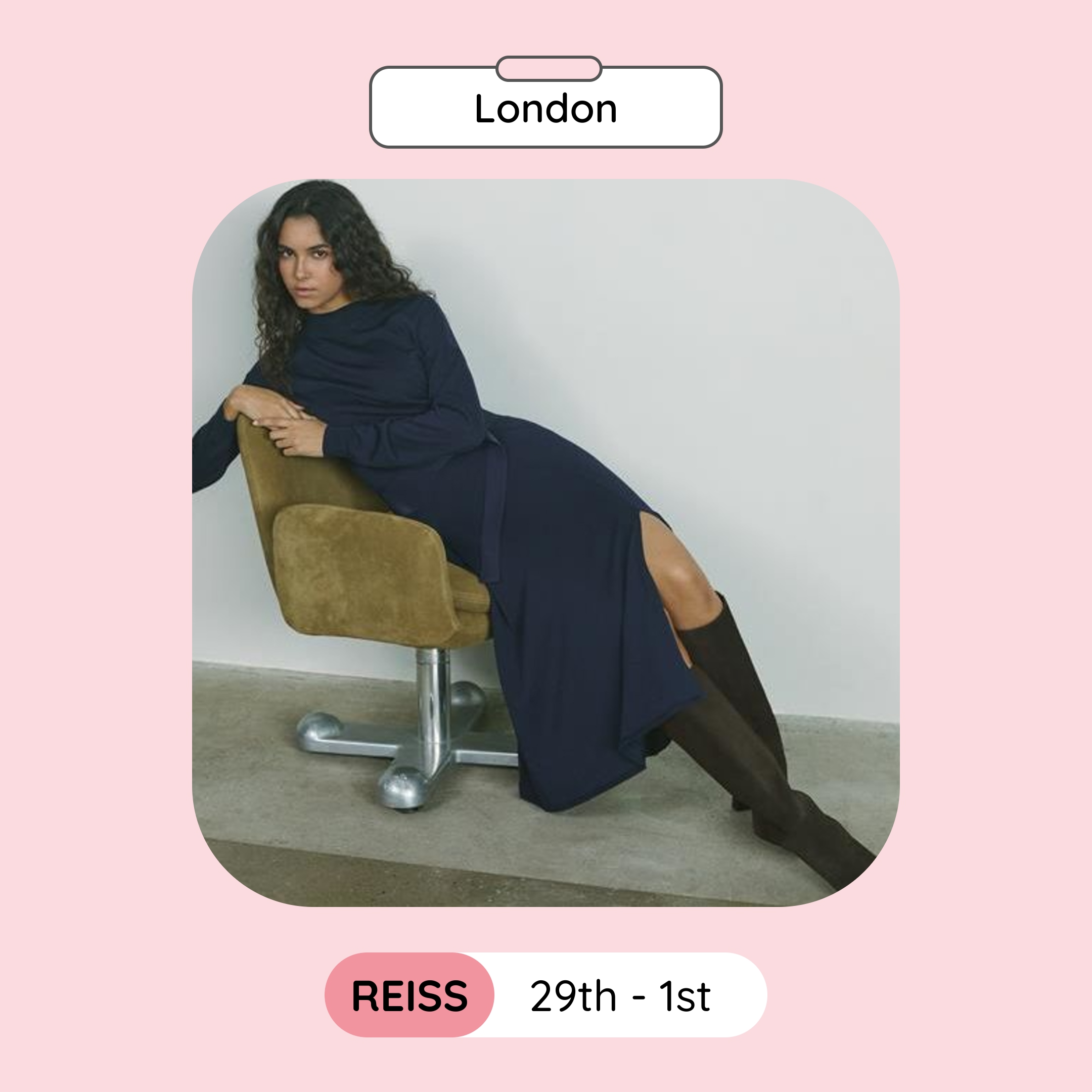 Reiss Sample Sale, London, April 2025