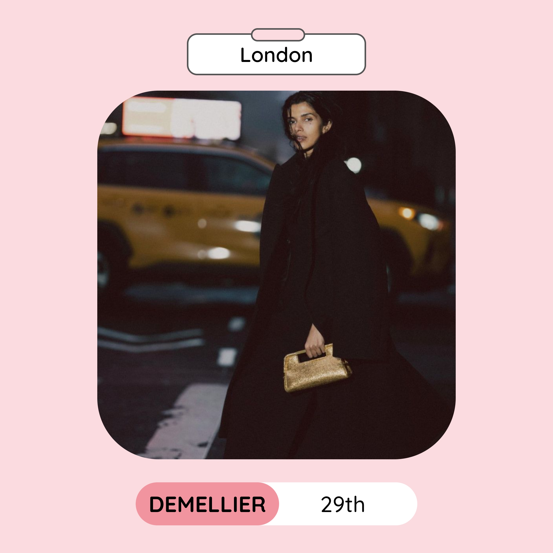 DeMellier Sample Sale, London, April 2025