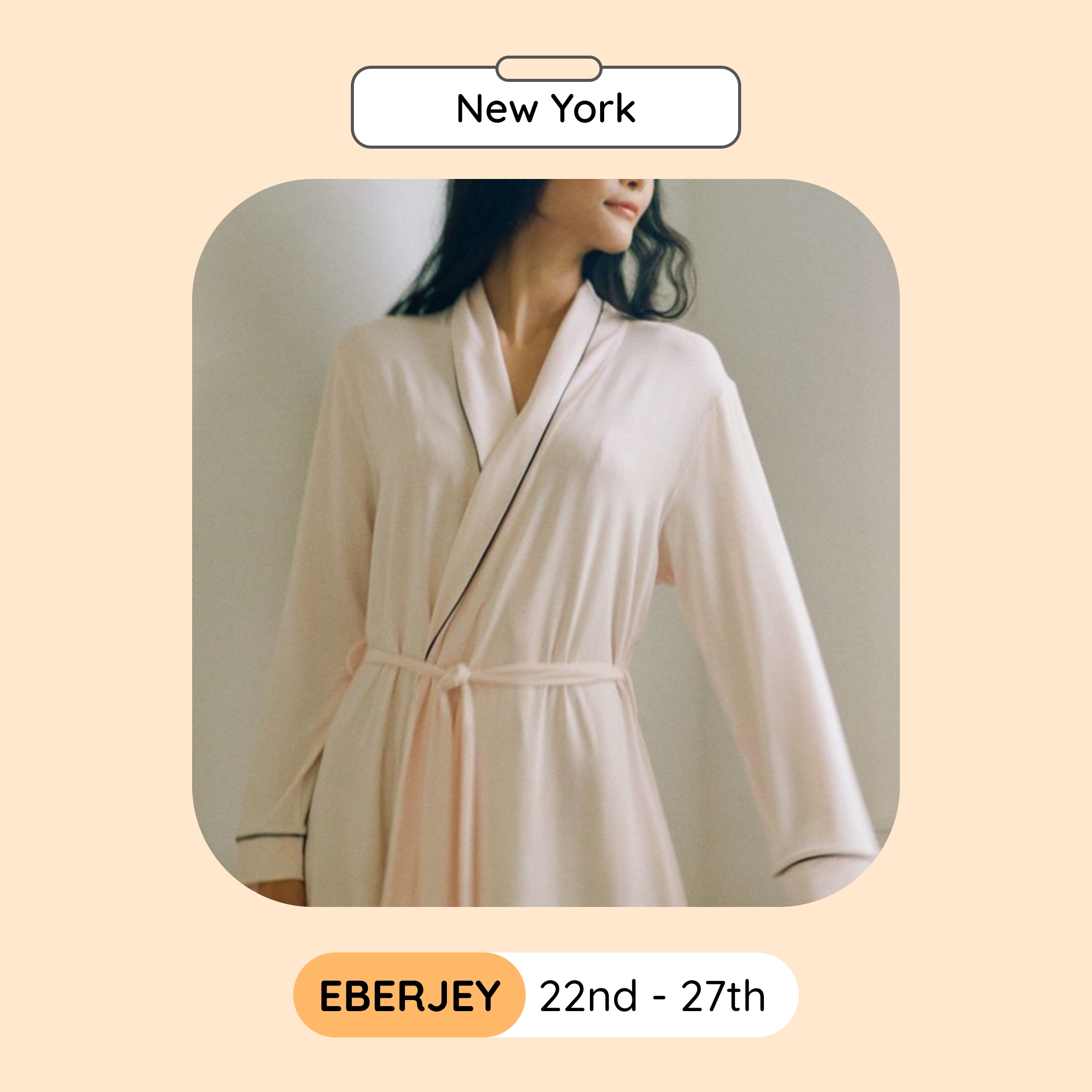 Eberjey Sample Sale, New York, April 2025