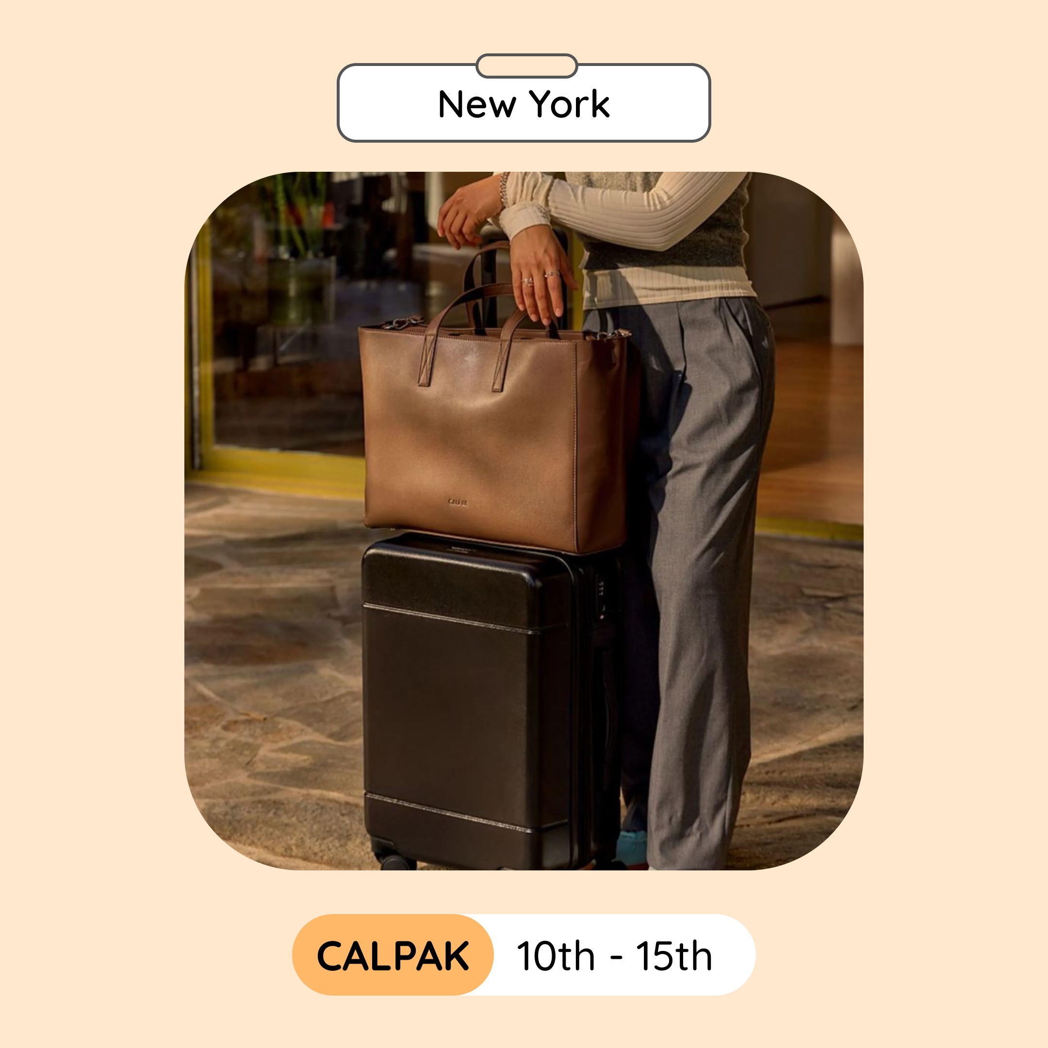 CALPAK Sample Sale, New York, June 2025