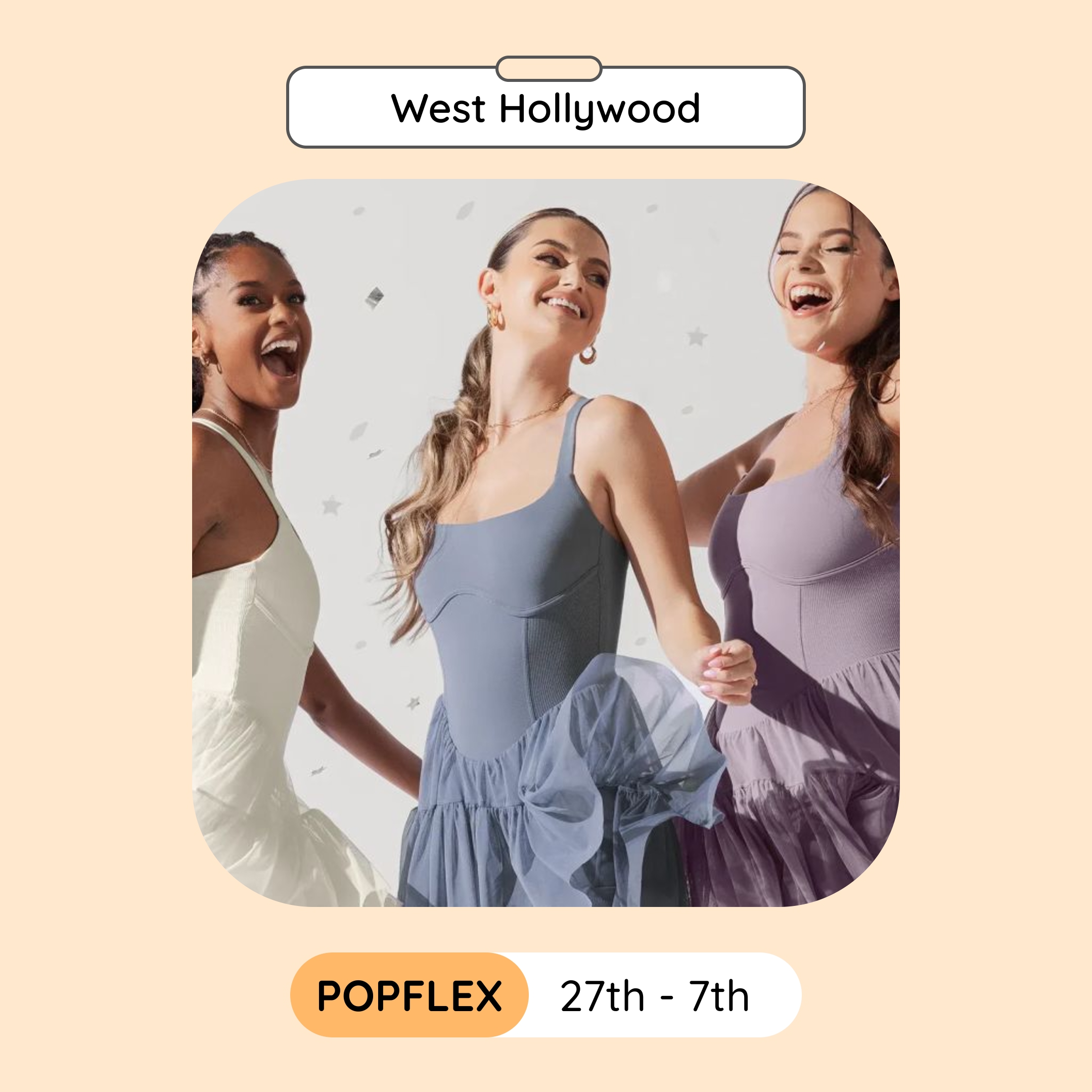 POPFLEX Sample Sale, Los Angeles, May 2025