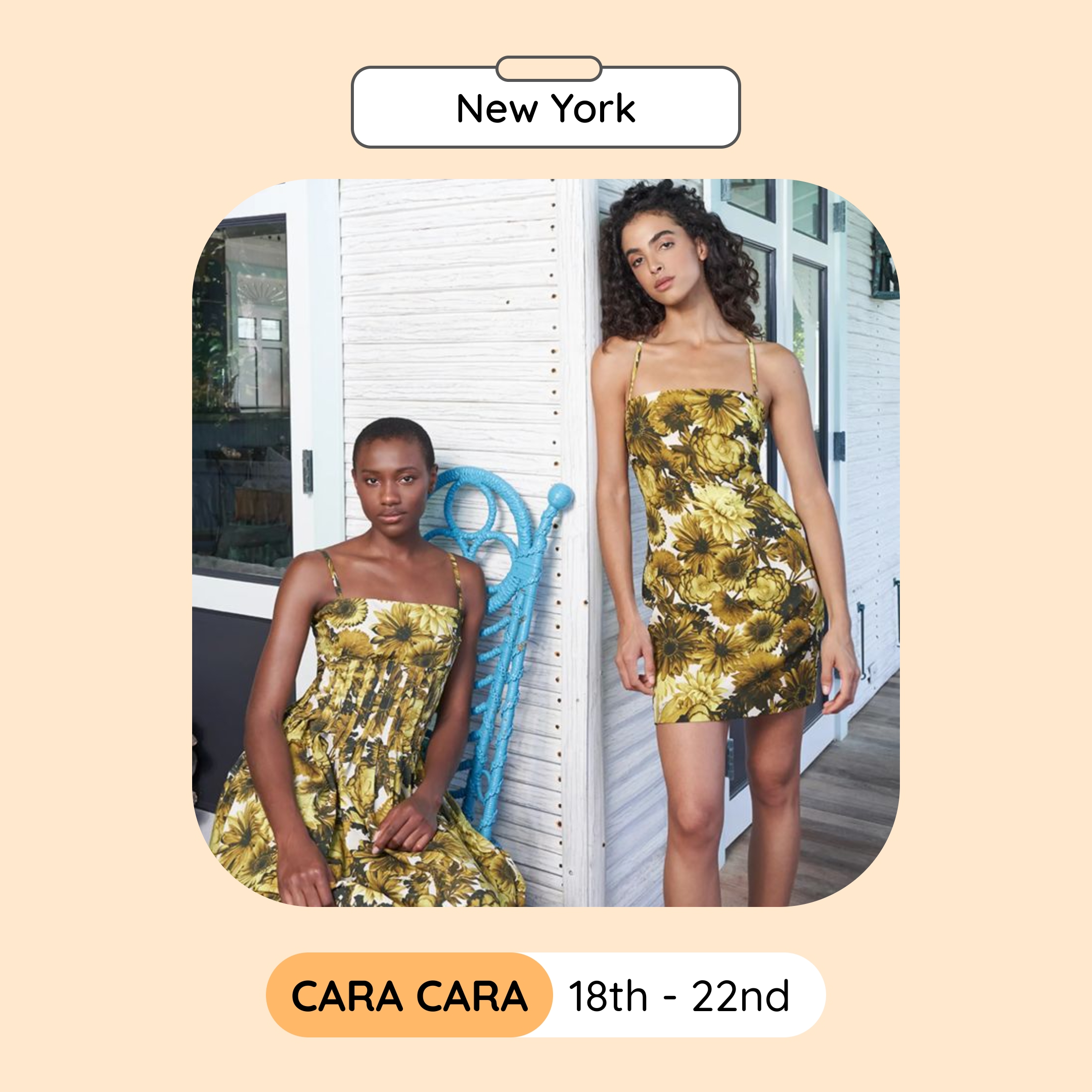 Cara Cara Sample Sale, New York, June 2025