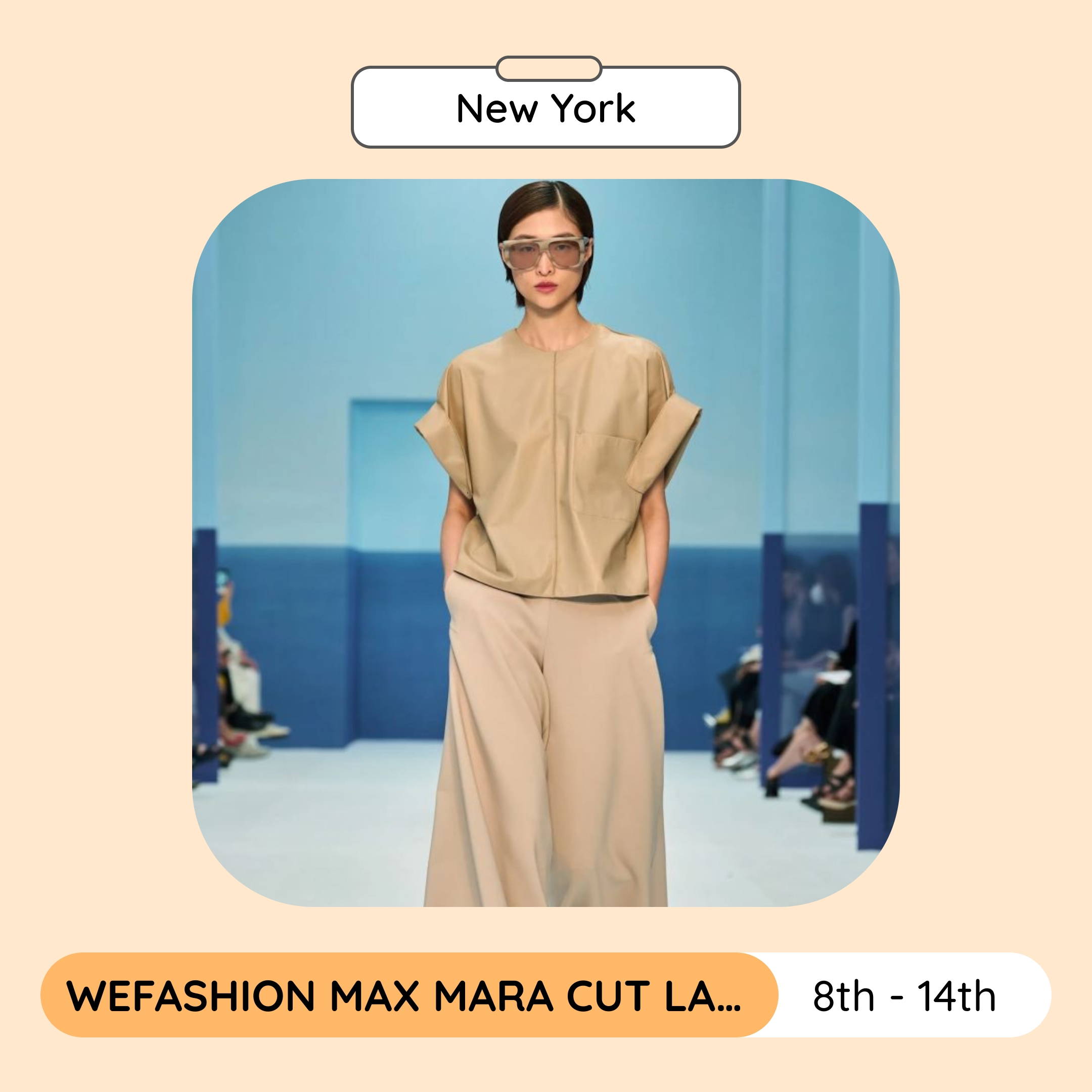 WeFashion Max Mara Cut Label Sample Sale, New York, July 2025