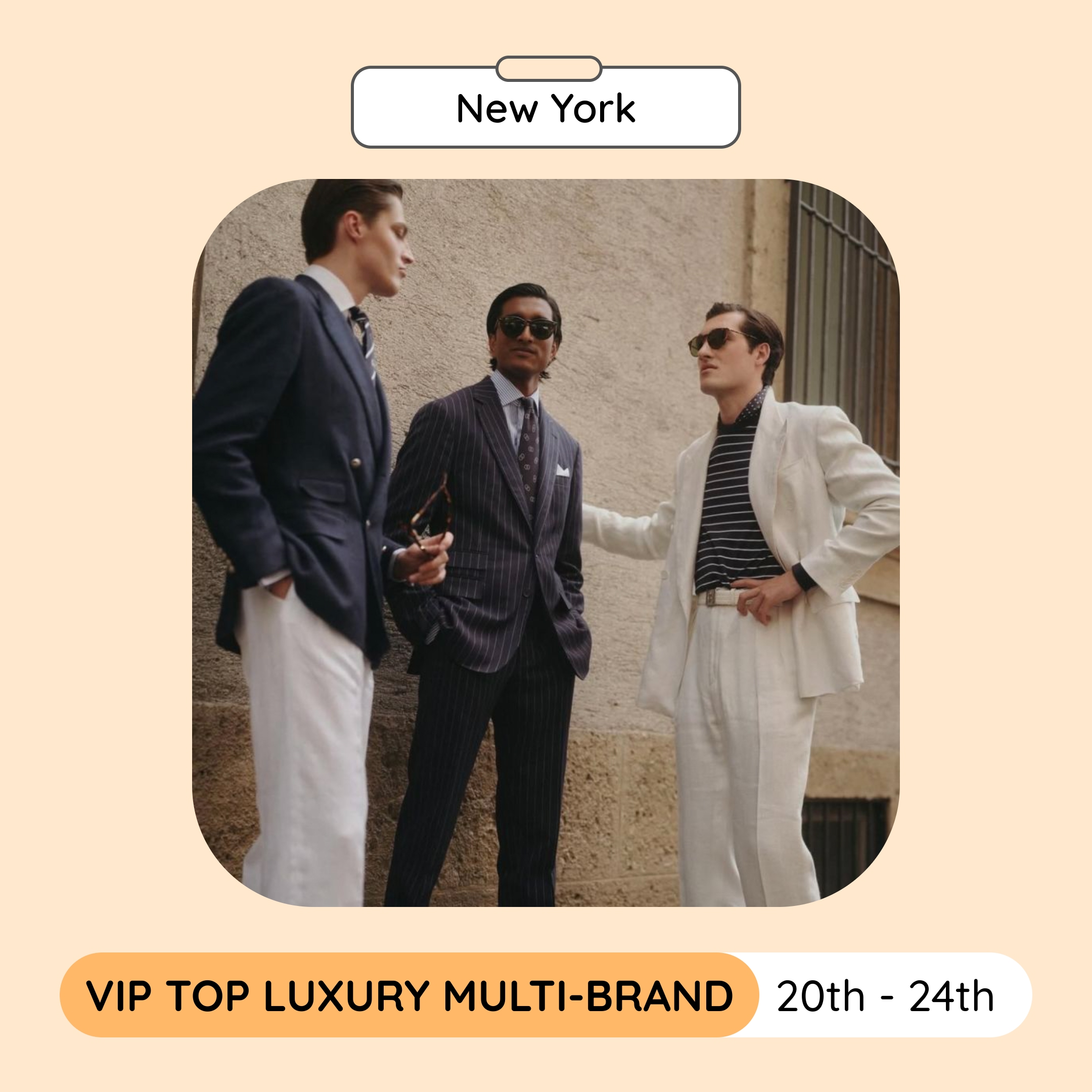 VIP Top Luxury Multi-Brand Sample Sale, New York, August 2025