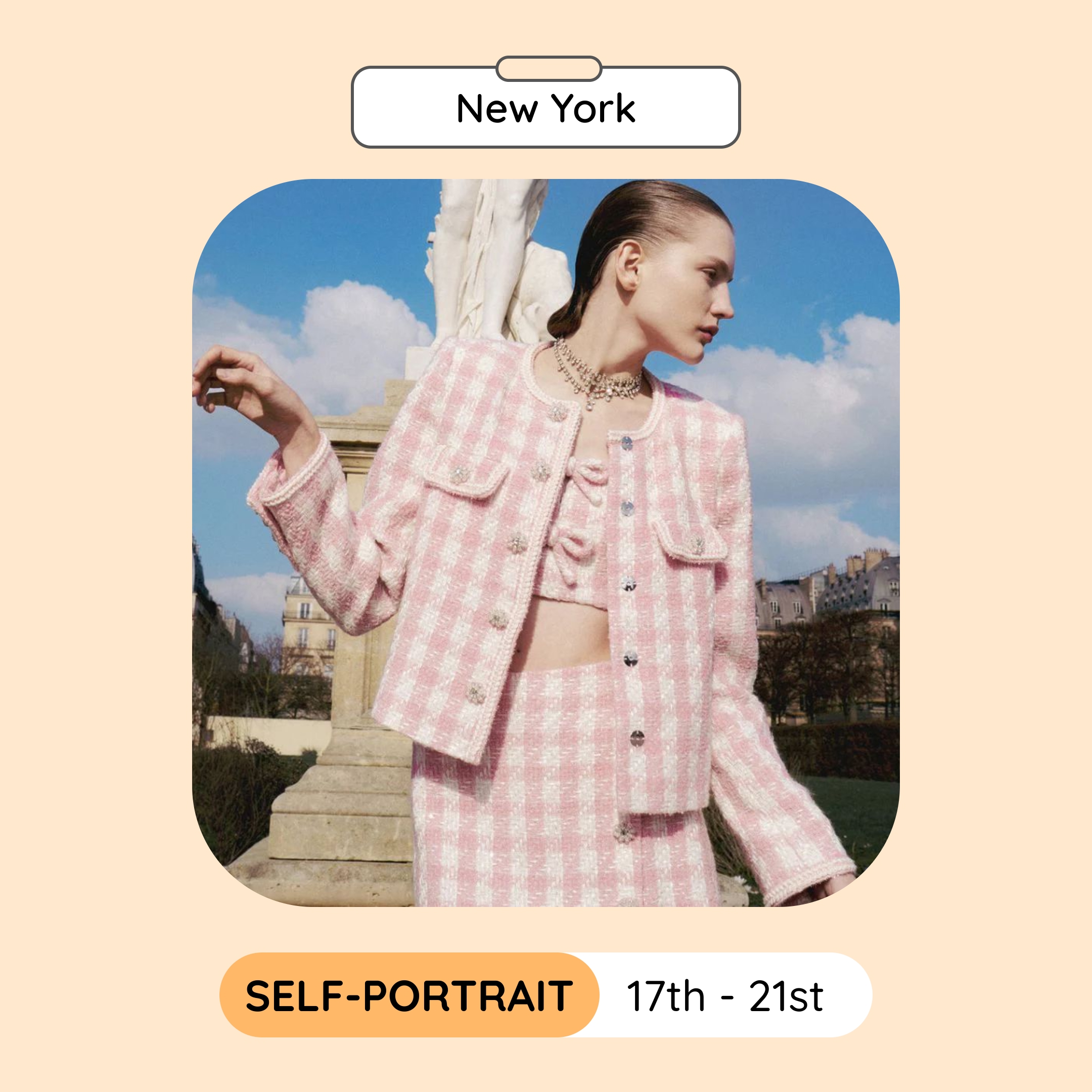 self-portrait Sample Sale, New York, September 2025