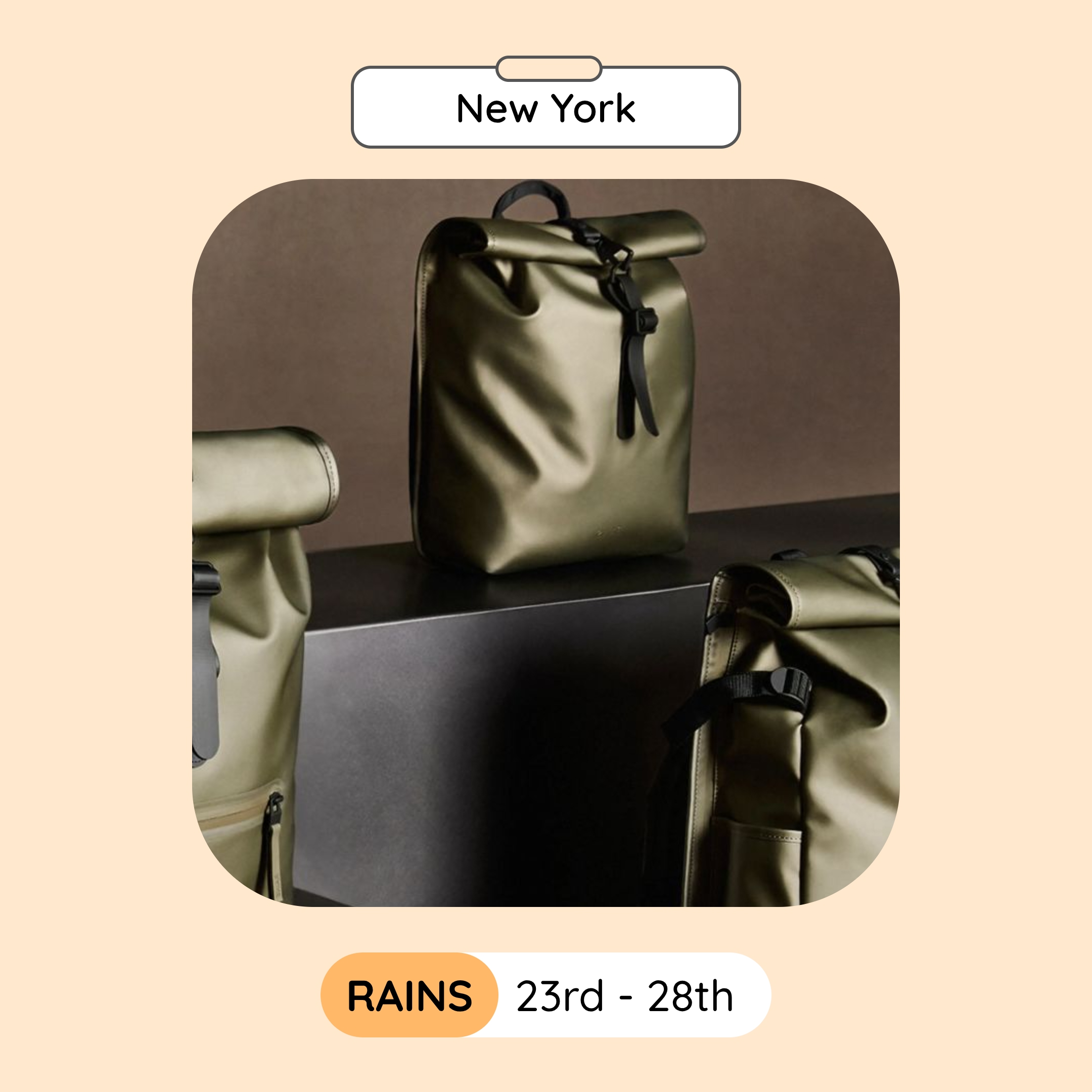 RAINS Sample Sale, New York, September 2025