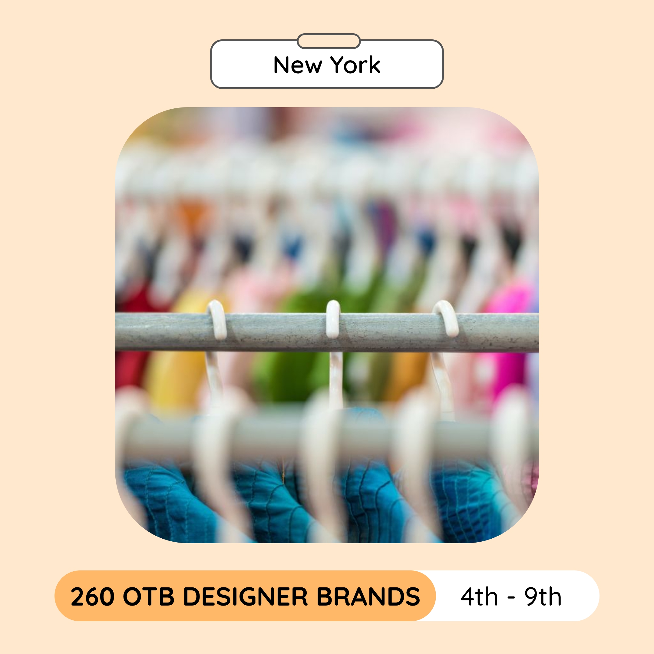 260 OTB Designer Brands Sample Sale, New York, November 2025