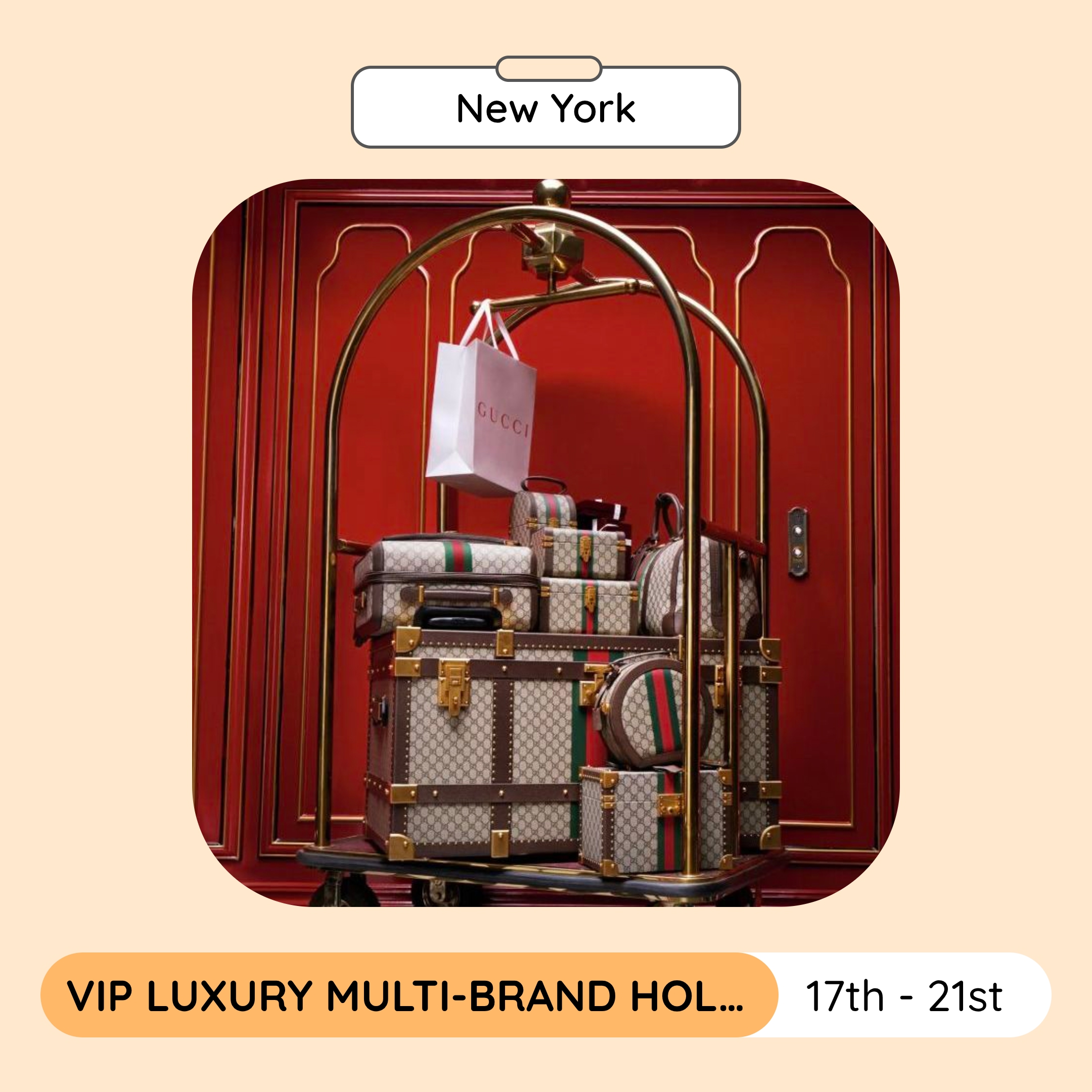 VIP Luxury Multi-Brand Holiday Sample Sale, New York, December 2025