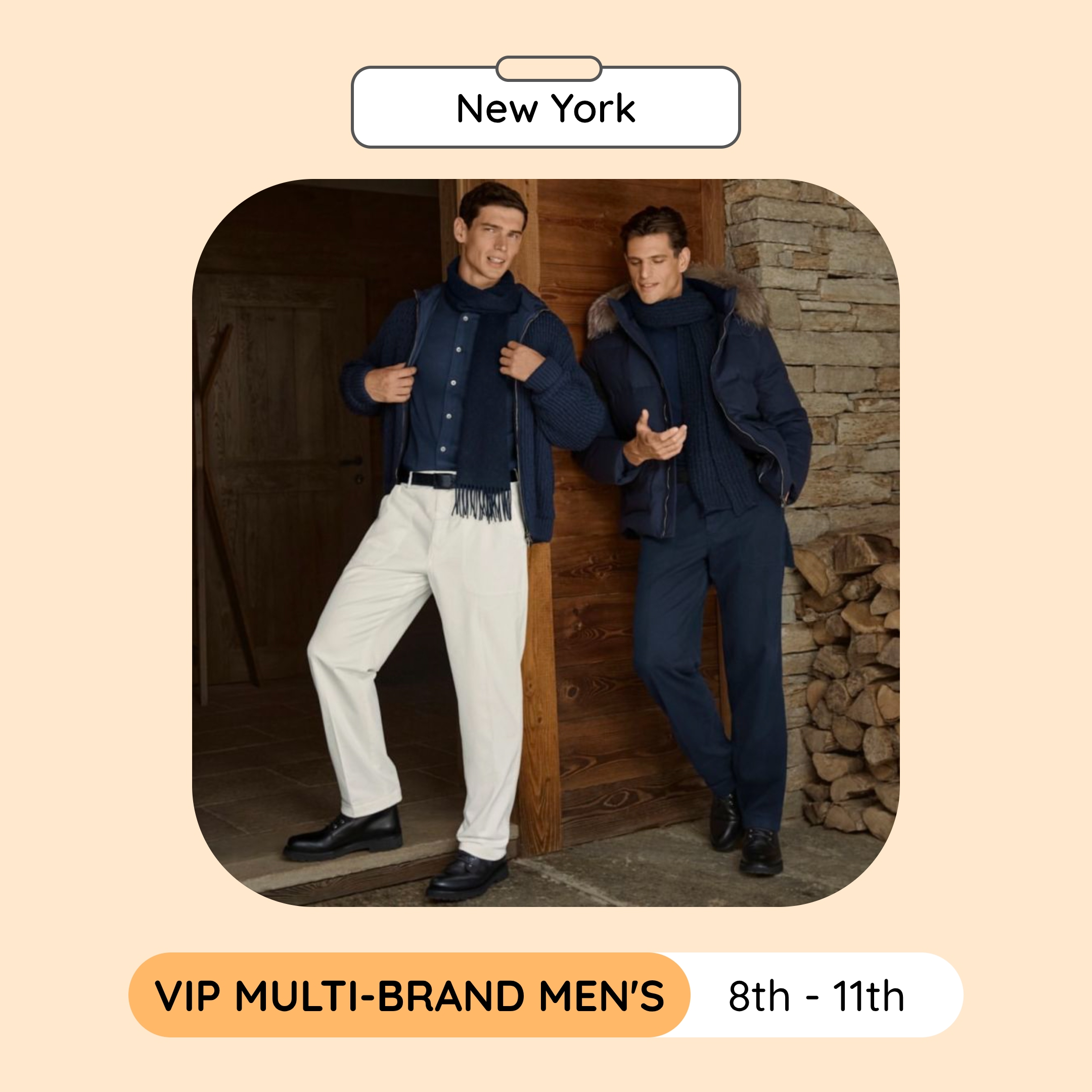 VIP Multi-Brand Men's Sample Sale, New York, January 2026