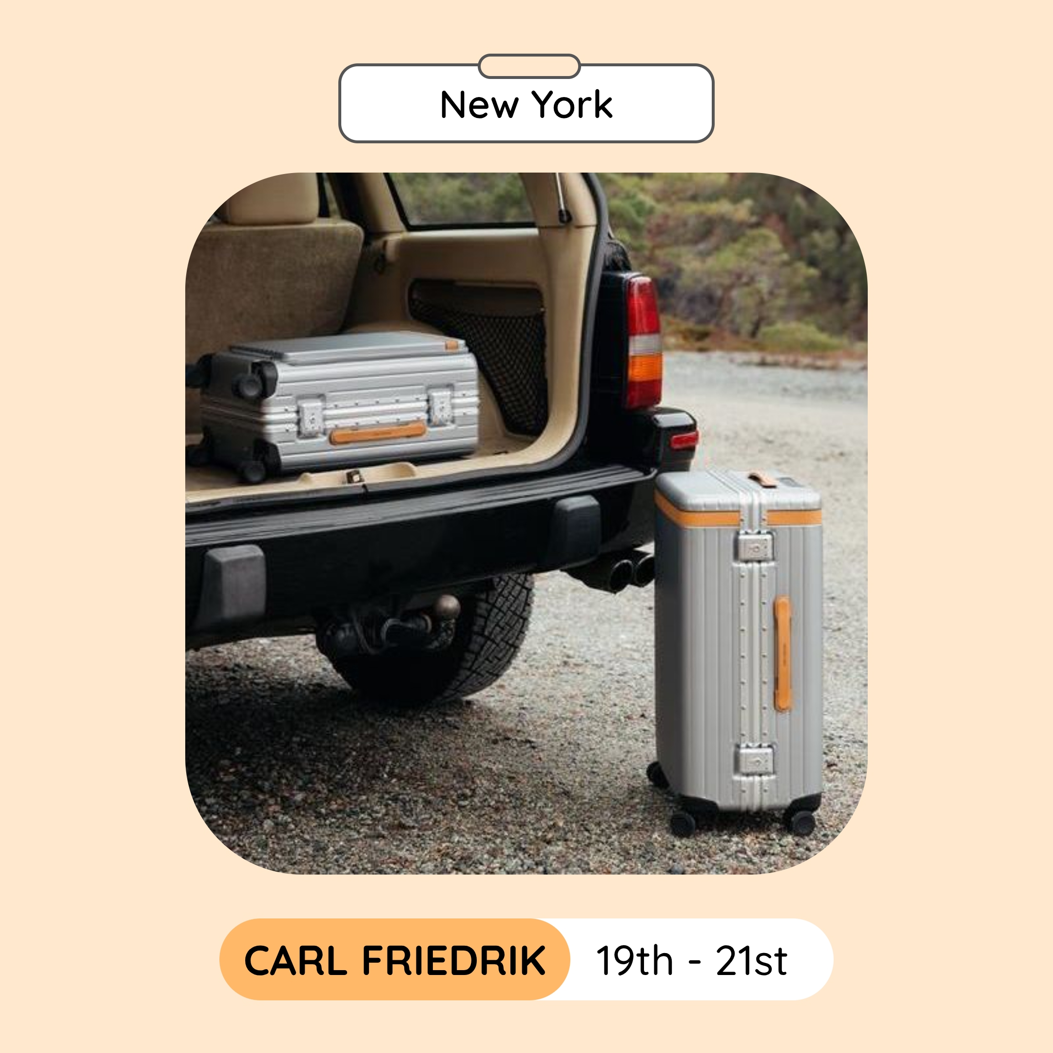 Carl Friedrik Sample Sale, New York, March 2026
