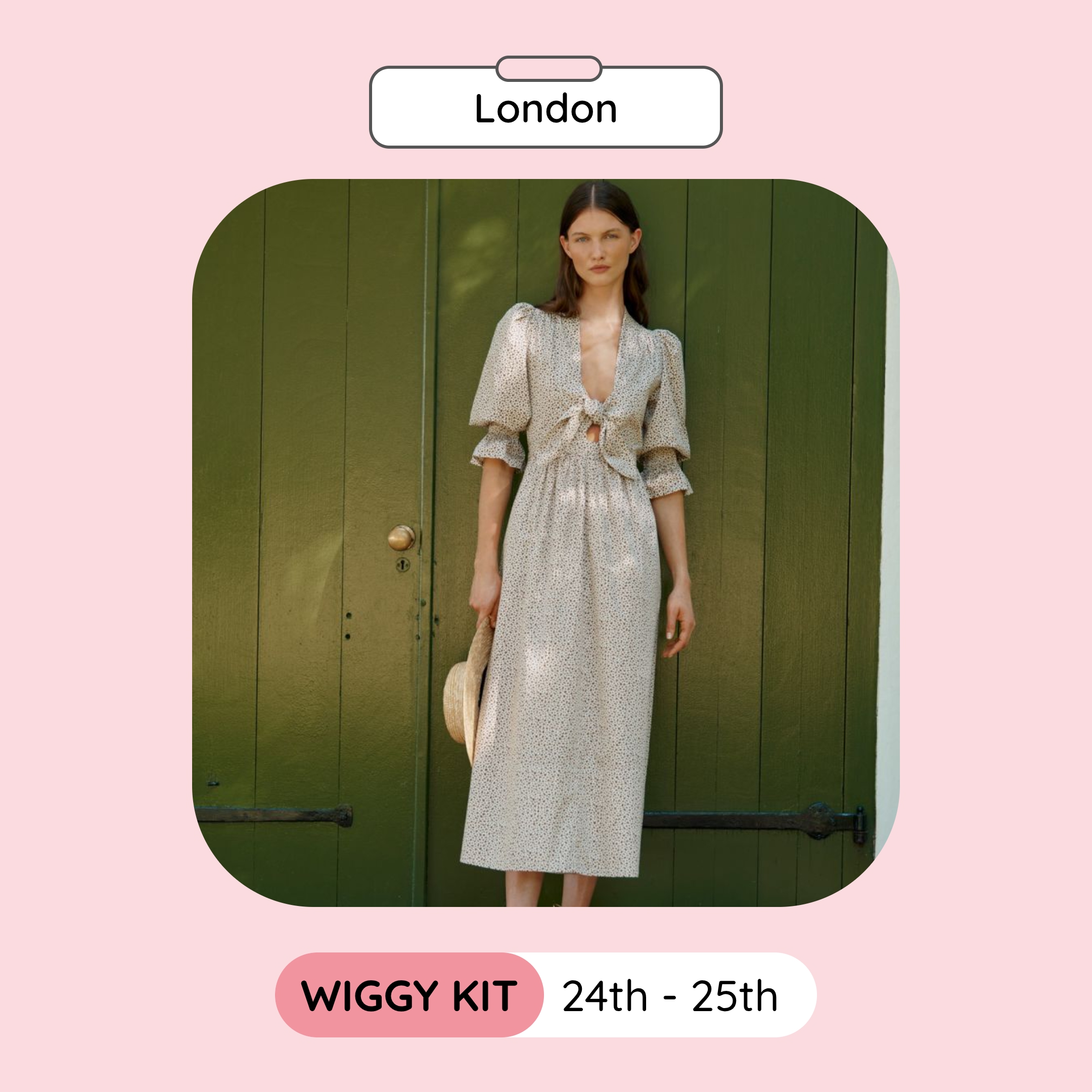 Wiggy Kit Sample Sale, London, March 2026