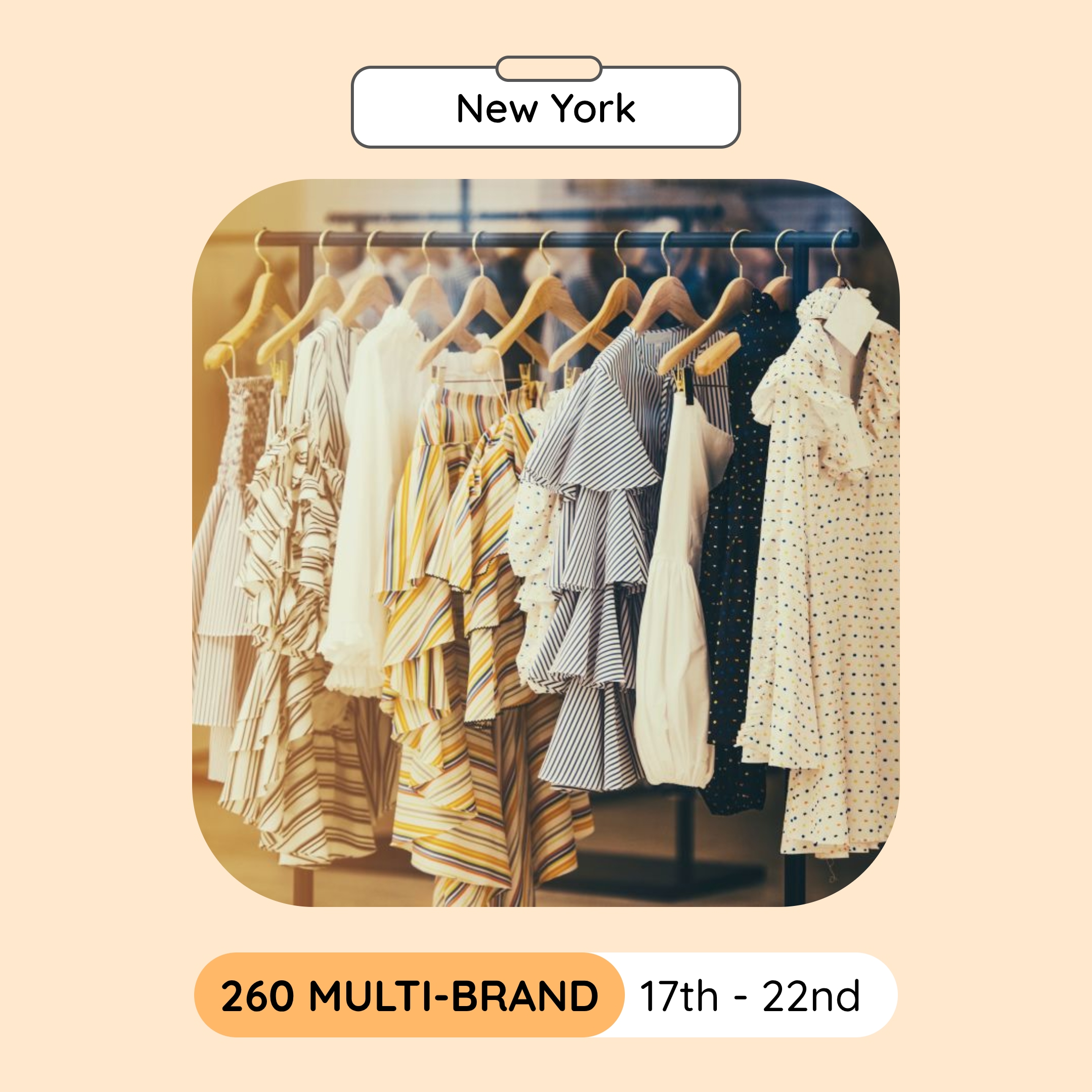 260 Multi-Brand Event Sample Sale, New York, March 2026